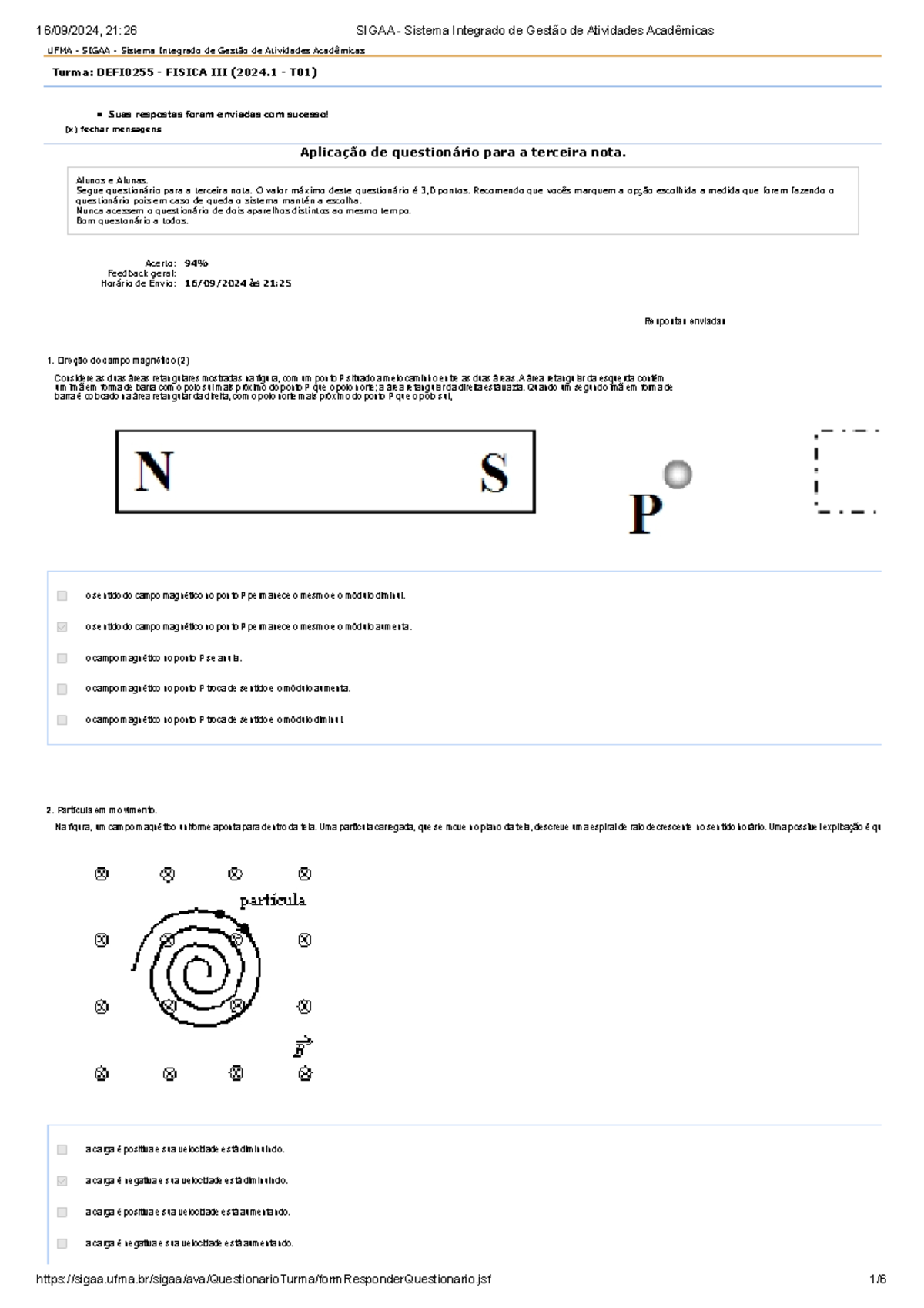 Sigaa - Sistema Integrado de Gestão de Atividades Acadêmicas - UFMA ...