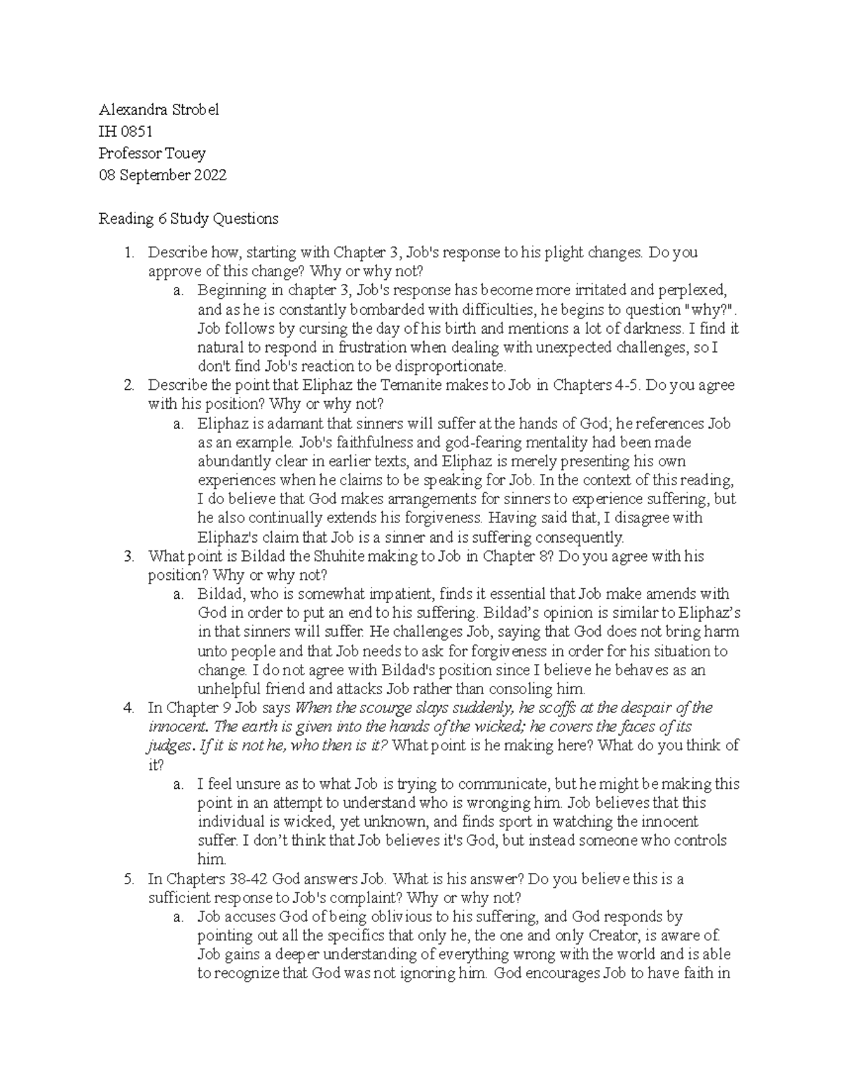 IH 0851 Reading 6 Study Questions 9 8 - Alexandra Strobel IH 0851 ...