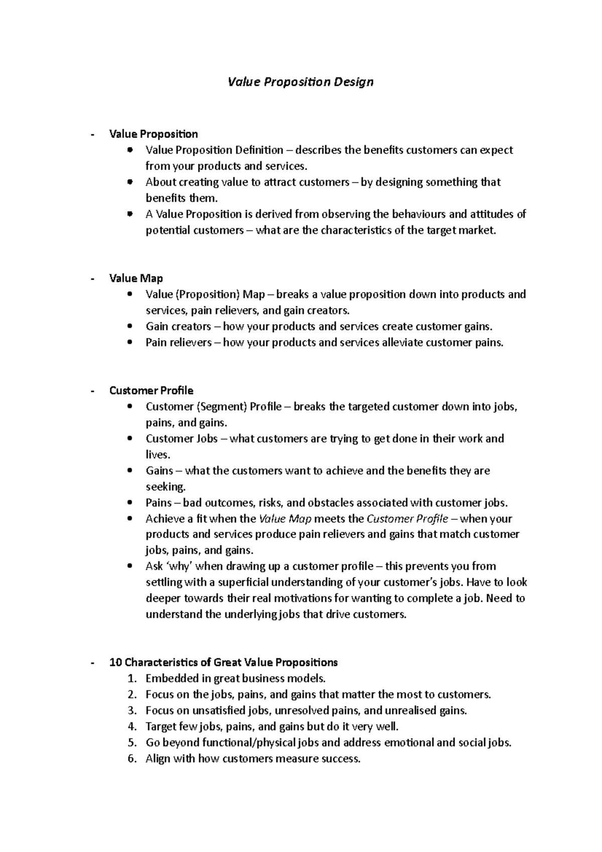 Value Propostion Design - Value Proposition Design - Value Proposition ...