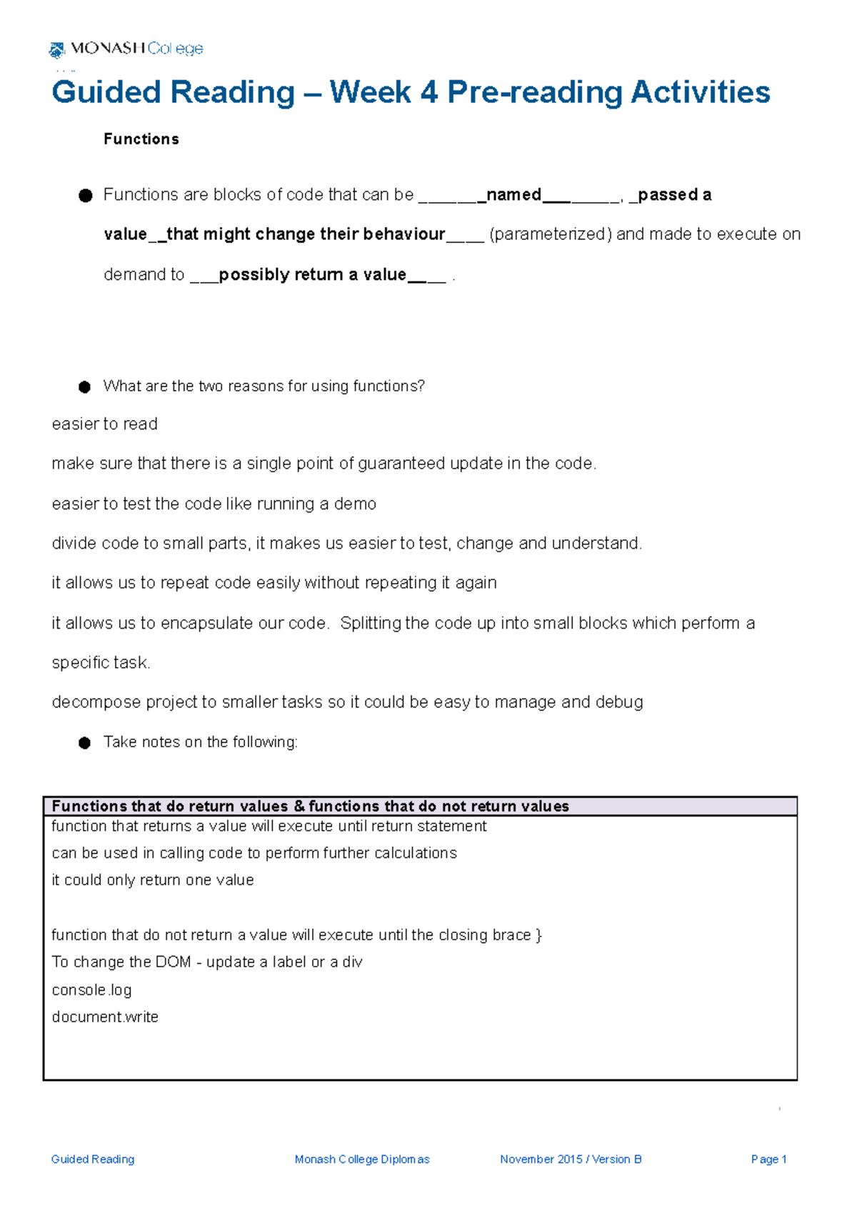 MCD4290 Week4 Guided Pre Reading - that might change their behaviour ...