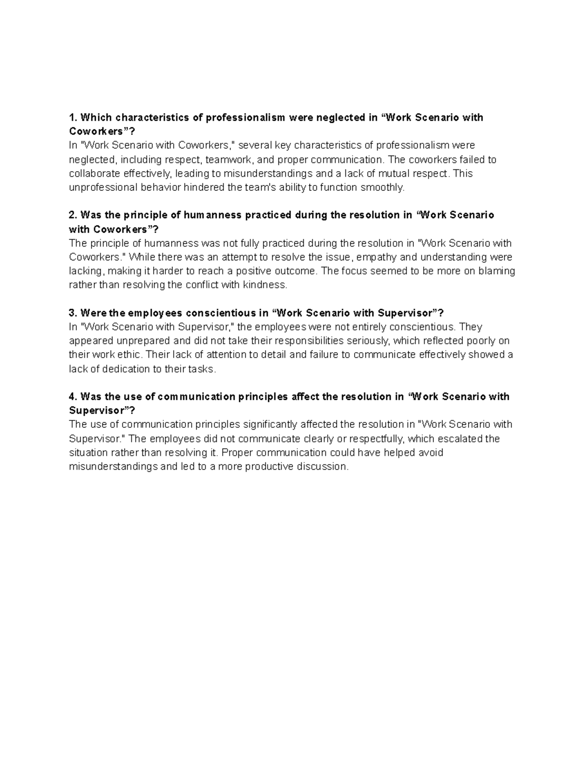 1 - APP DEV - Which characteristics of professionalism were neglected ...