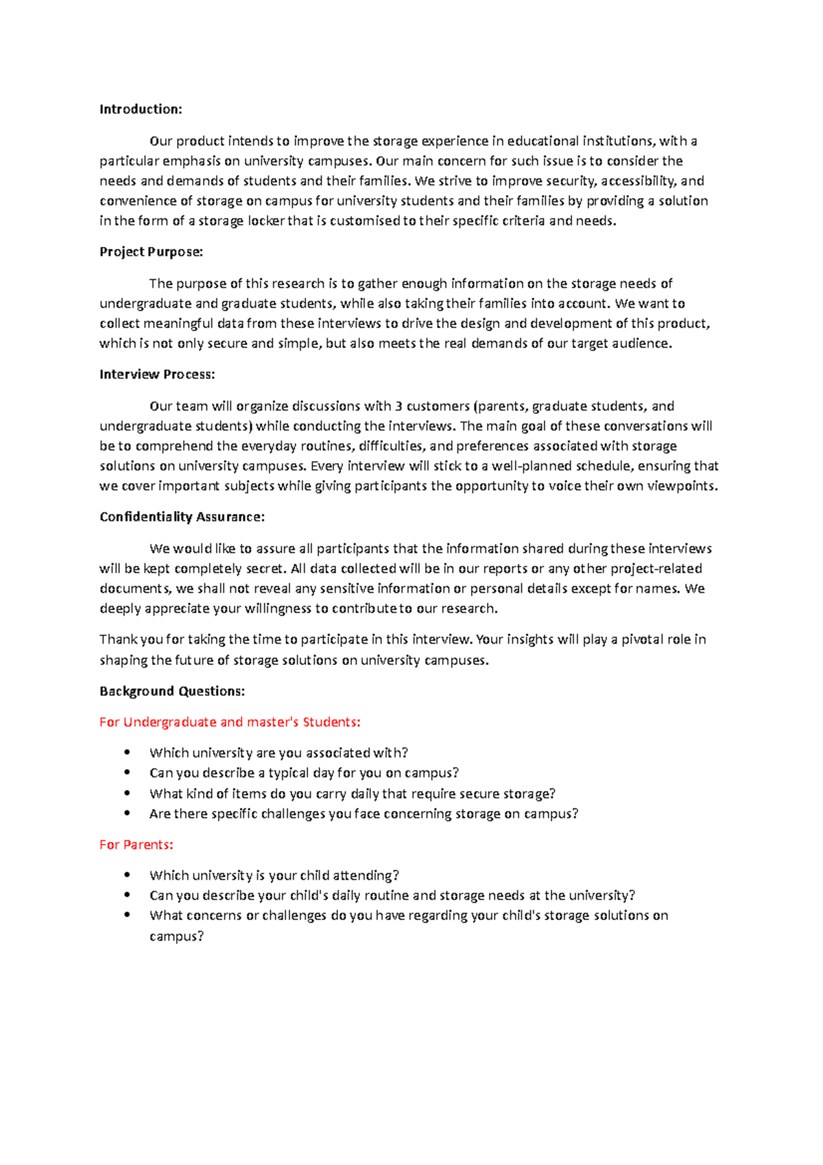 Market Analysis - Introduction: Our product intends to improve the ...