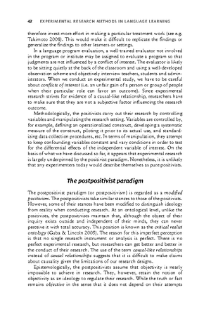 Aek Phakiti Experimental Research Methods in Language Learning ...