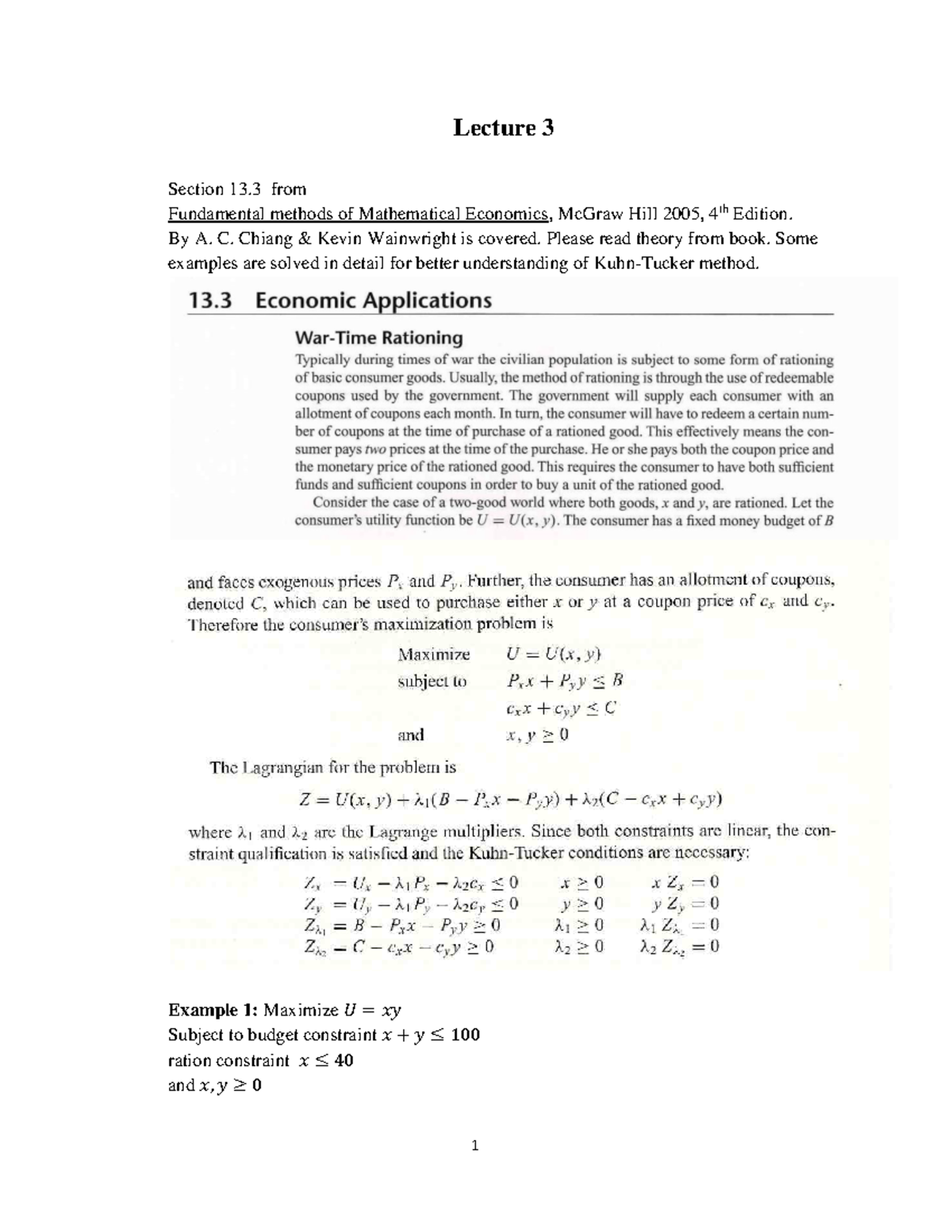 Lecture 3, 2020 - FA notes - Lecture 3 Section 13 from Fundamental ...