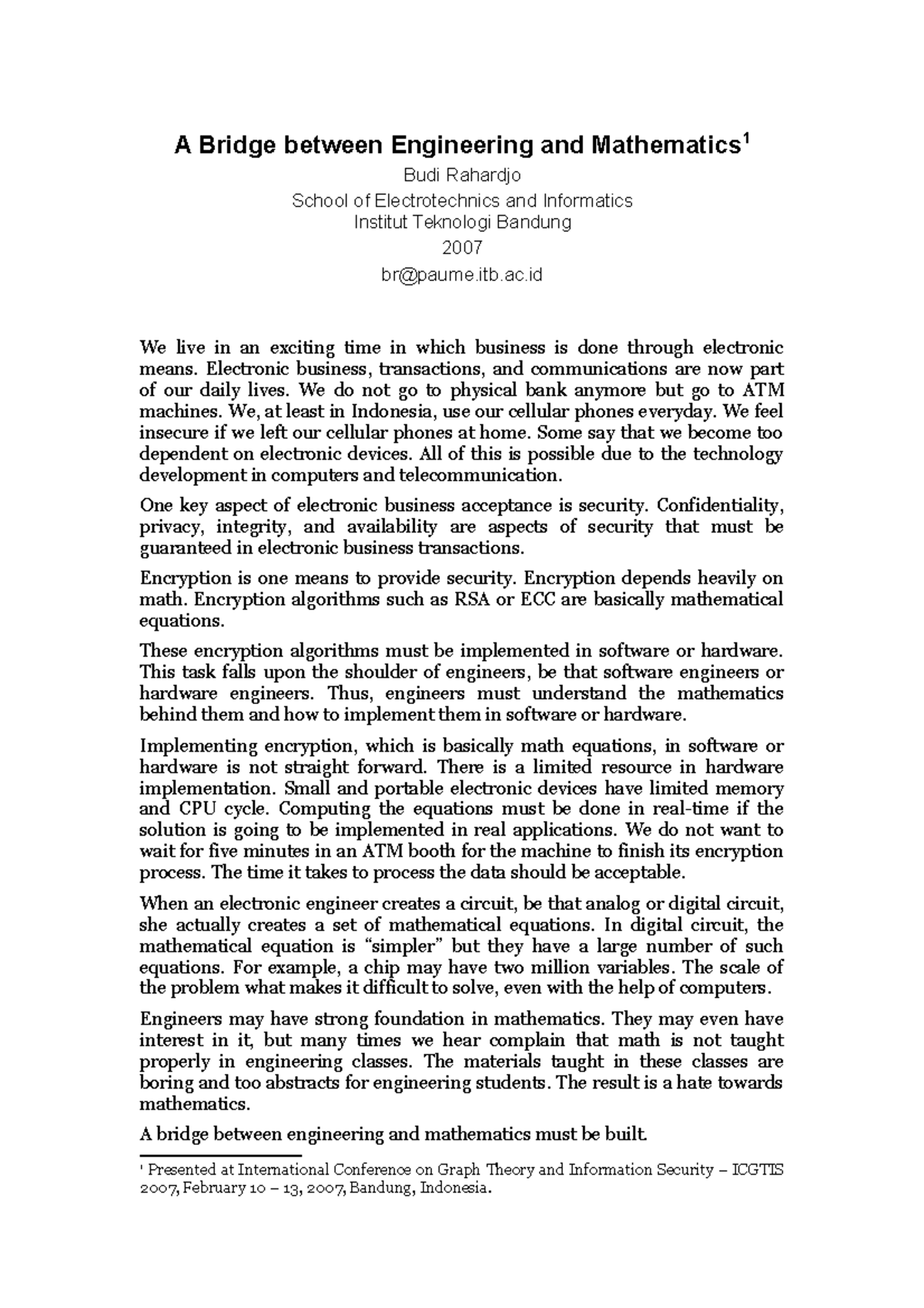 265198933-math-conf - Vvttvb hggg hgg - A Bridge between Engineering ...