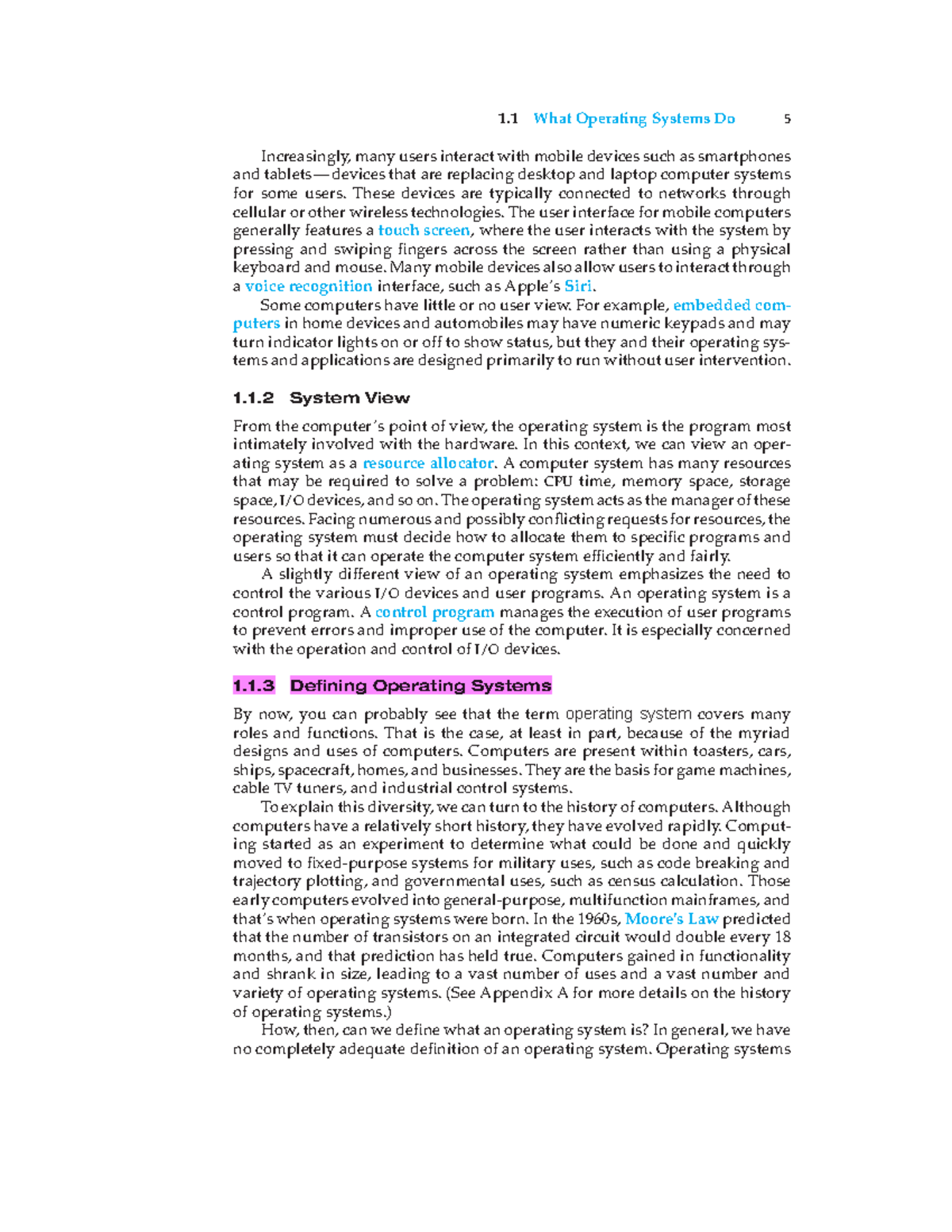 Defining Operating Systems - pg 5-7 - 8IBU 0QFSBUJOH 4ZTUFNT %P ...