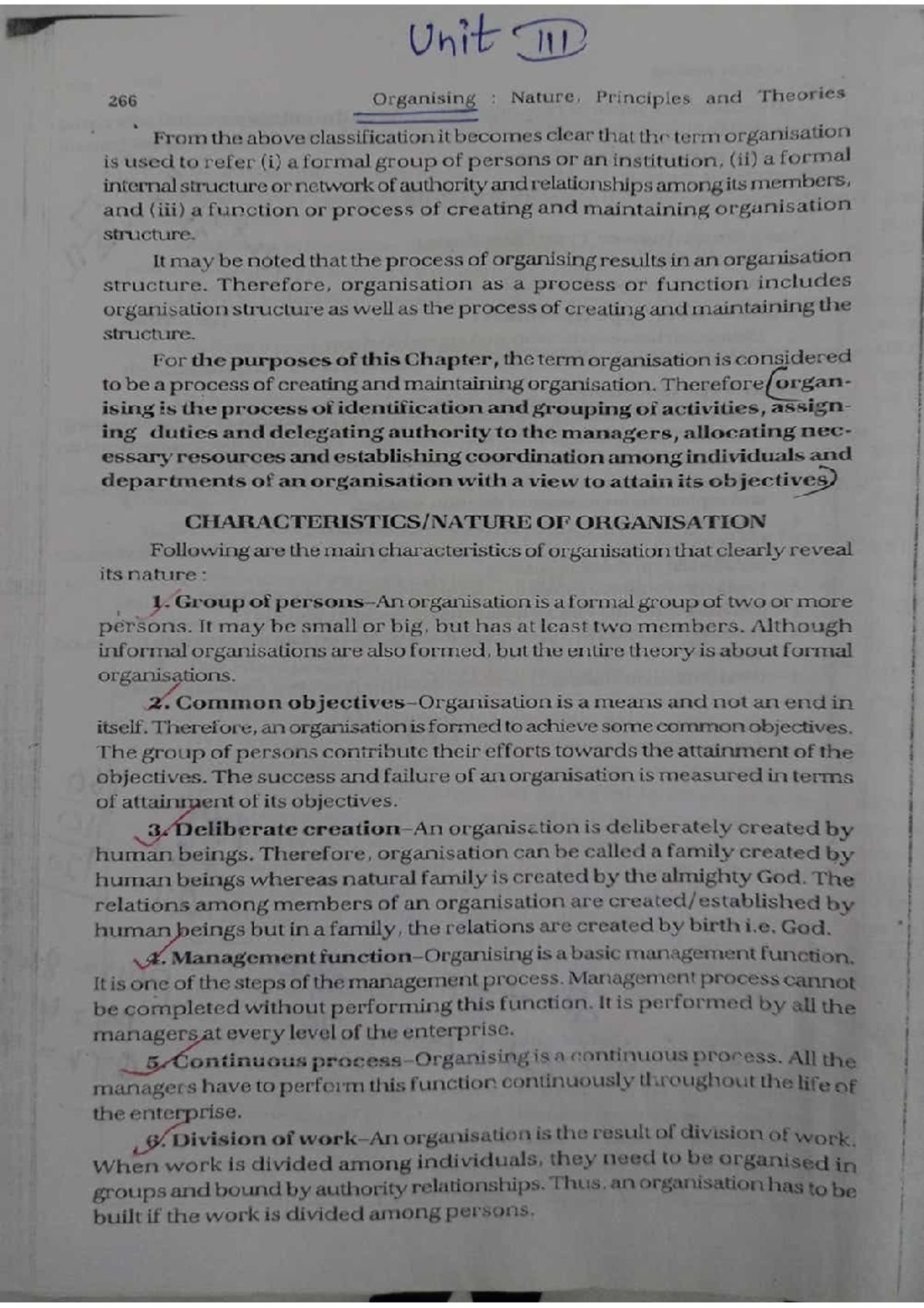 POM UNIT III - Principal of management - Business Economics - Studocu