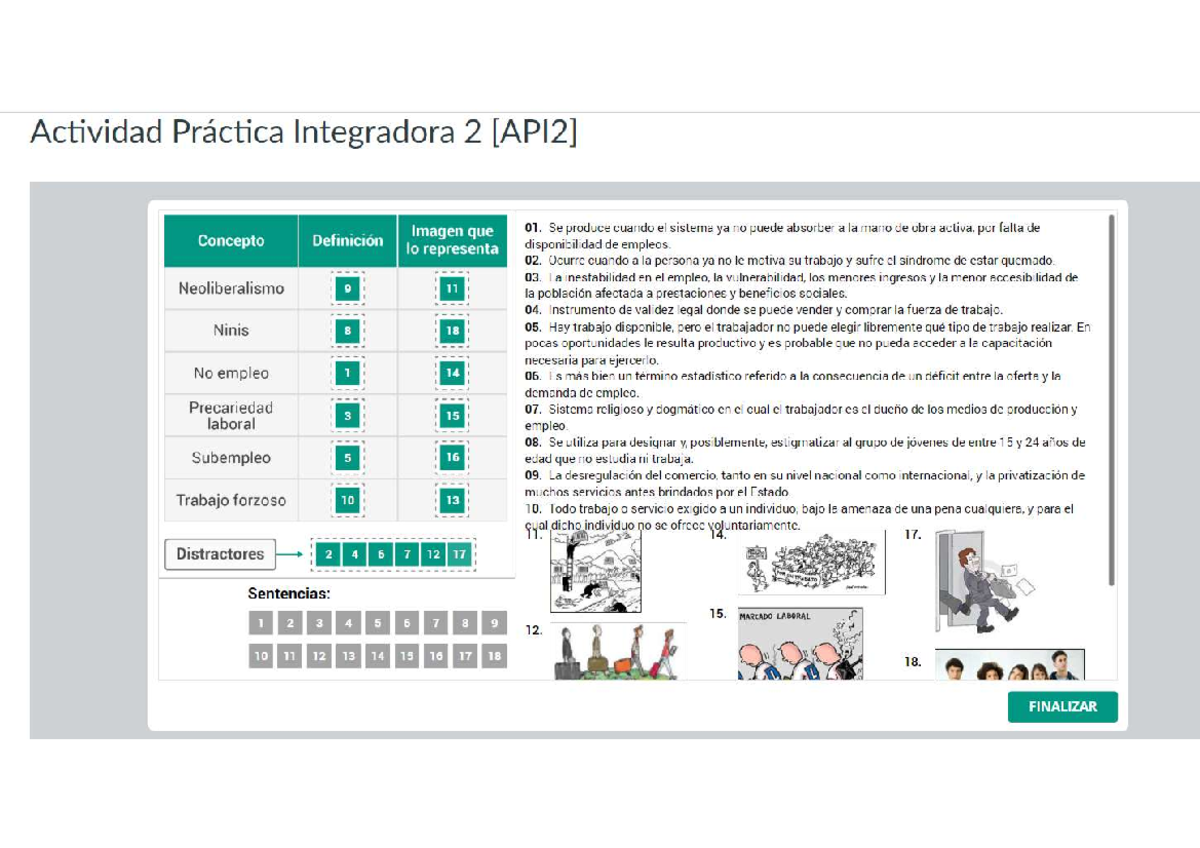 API 2 Historia del trabajo - 100% - SIGLO XXI - Siglo 21 - Studocu