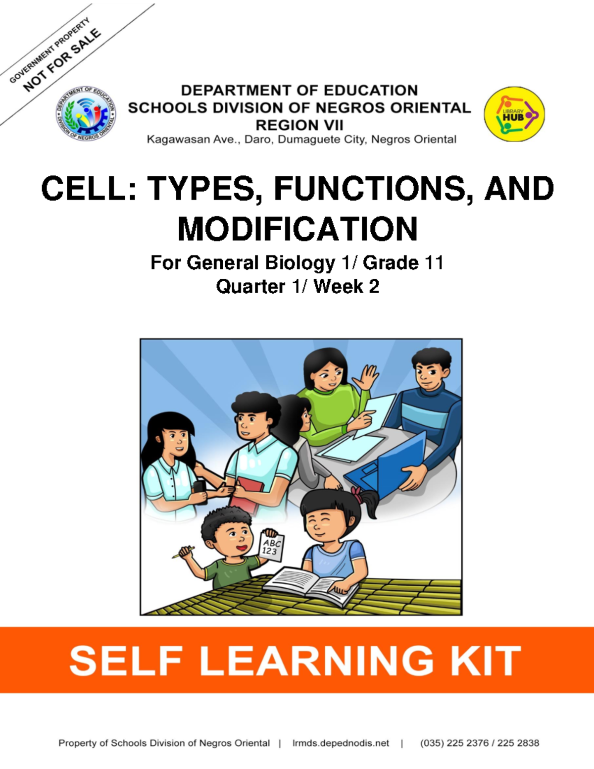 General-Biology-1-Q1-Week-2 Final - CELL: TYPES, FUNCTIONS, AND ...