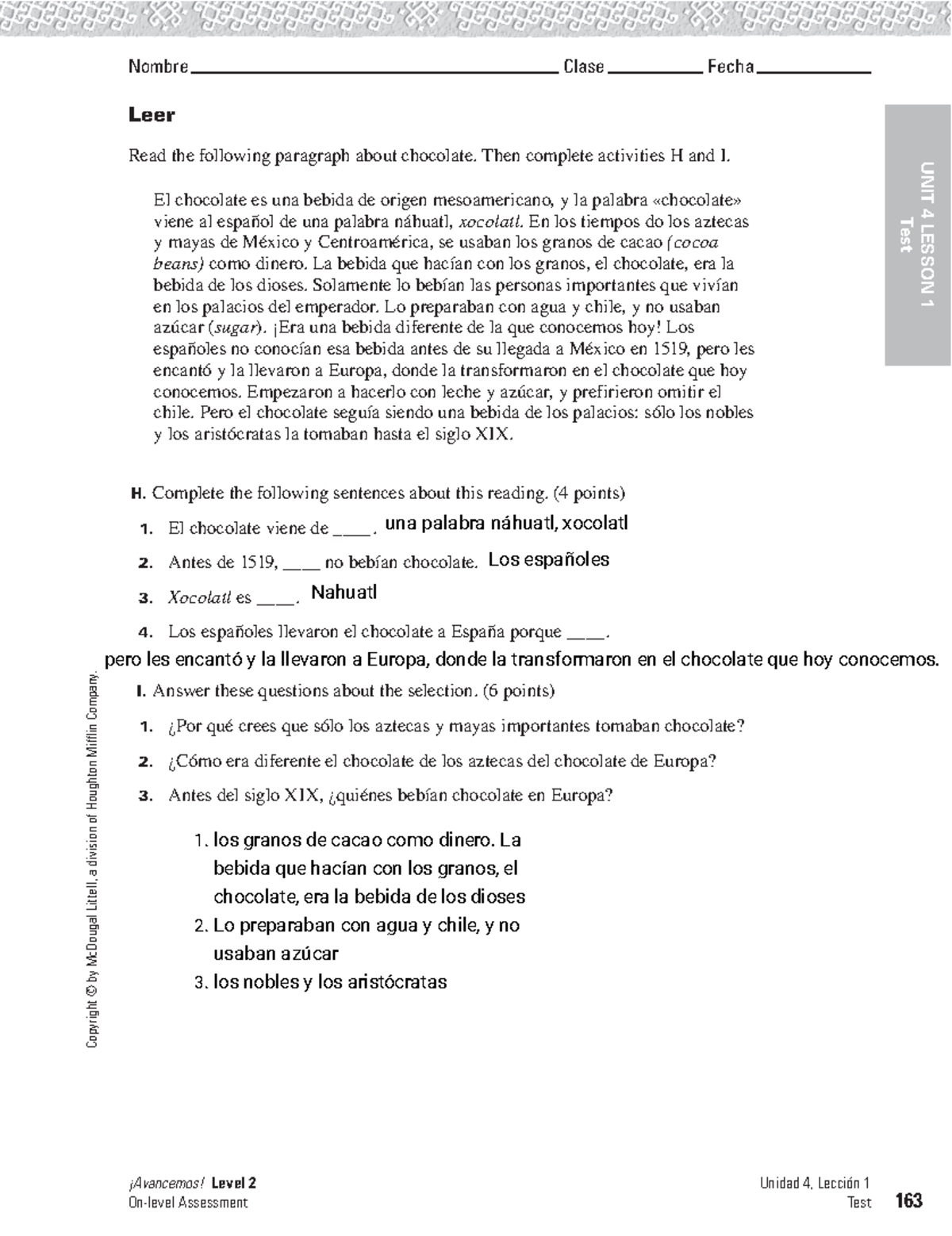 Kami Export - Adriana Minor - Lectura del chocolate - Spanish 2 ...