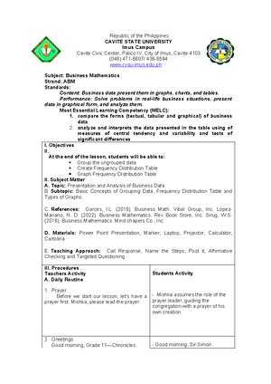 1. Elementary Education Prototype Syllabi Compendium - BEED 36: CONTENT ...