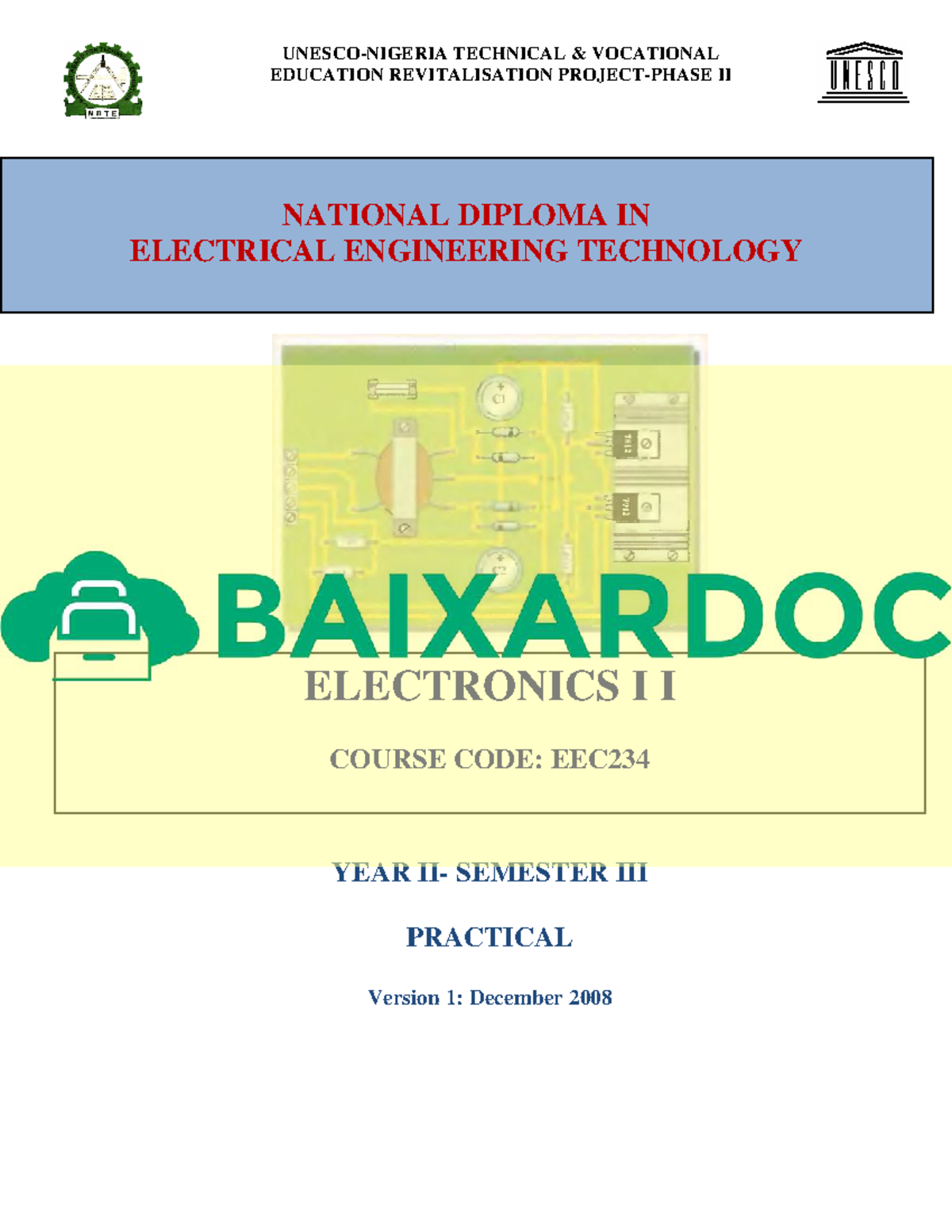 Baixardoc - UNESCO-NIGERIA TECHNICAL & VOCATIONAL EDUCATION ...