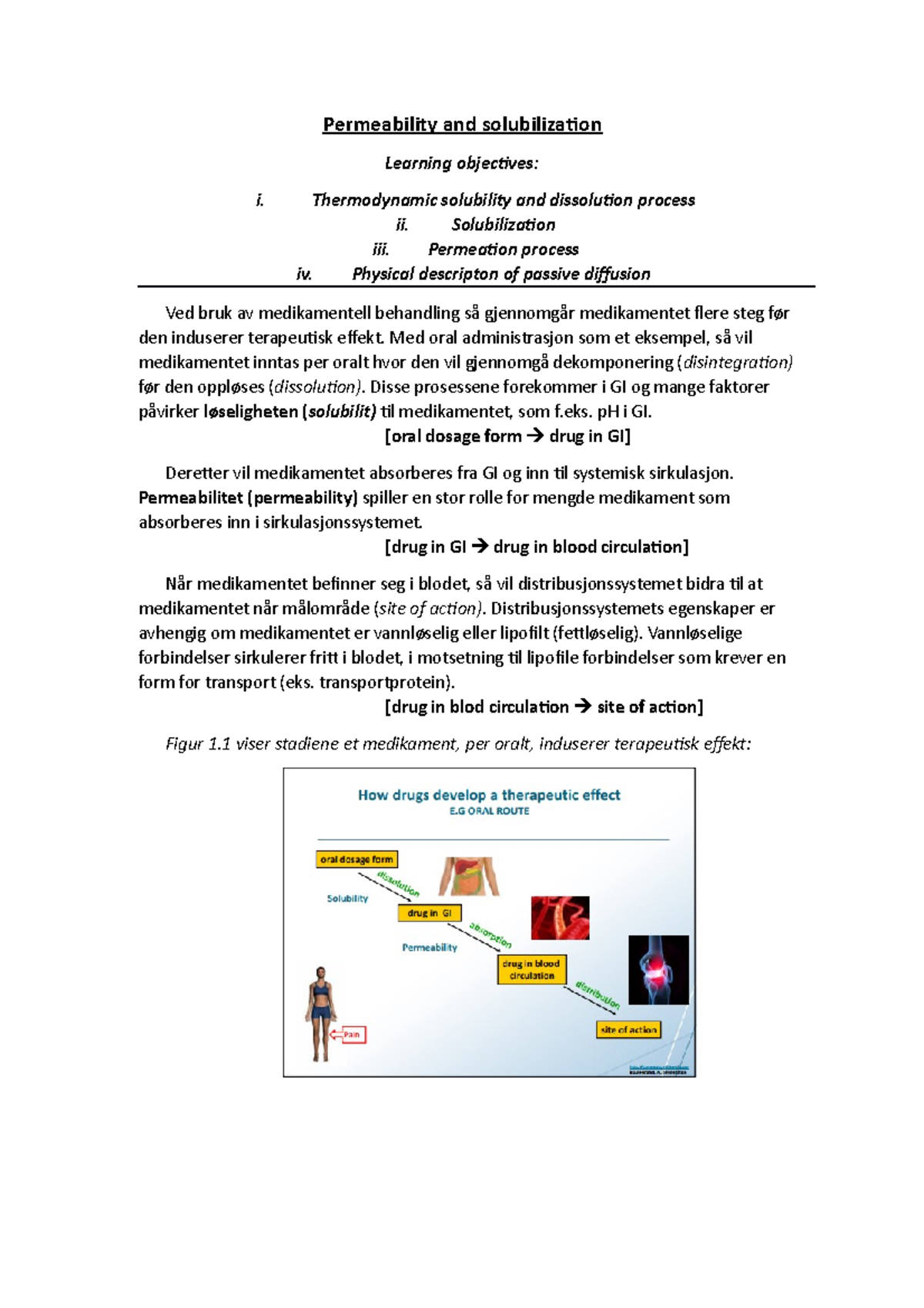 Permeability and solubilization - Thermodynamic solubility and ...