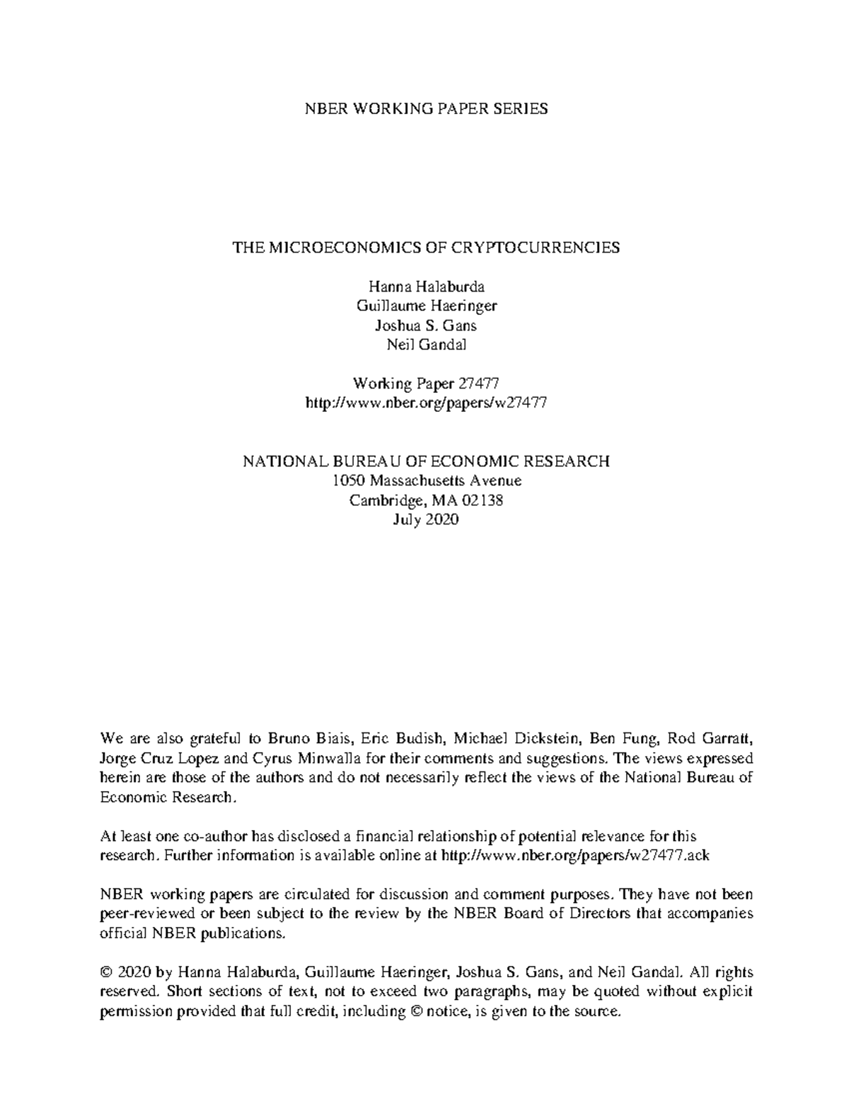 SSRN-id3644078 - qwertyuiopasdfghjklzxcvbnm,qweertyuiopasdfghjkl - NBER ...