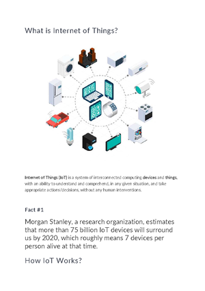 IoT PHYSICAL DEVICES AND ENDPOINTS - , smart phone, smartTV, computer ...