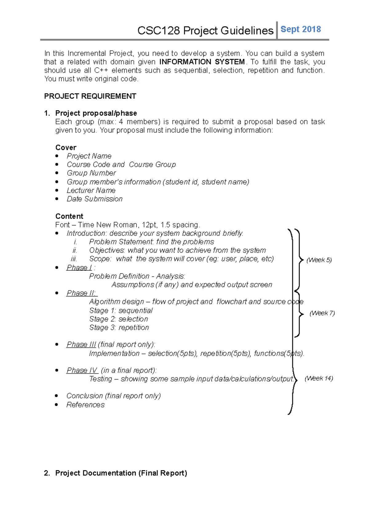 CSC128 Incremental Project - Introduction to c++ - UiTM - Studocu