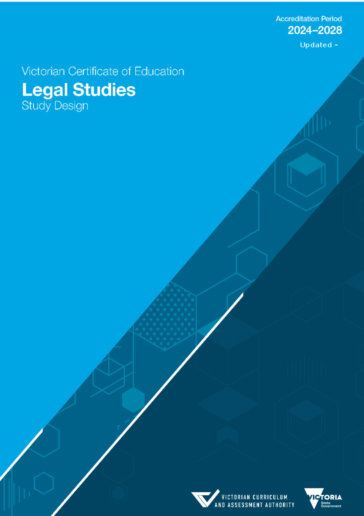2024Legal Studies SD - Updated – version 1. VCE Legal Studies Study ...