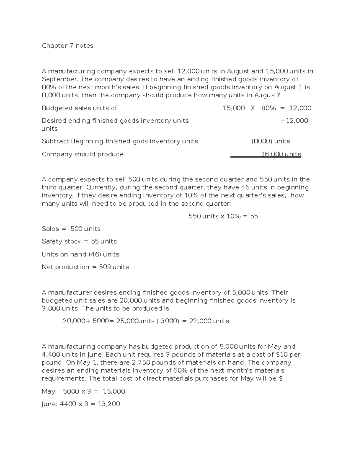 Chapter 7 notes - McGraw Hill 8th edition - Chapter 7 notes A ...