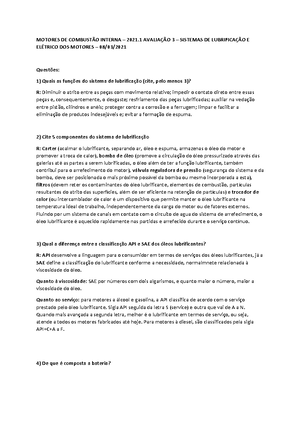 Exercício Resolvido - Ciclo Padrão a Ar - Ciclo Padrão a Ar Otto ...