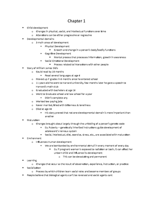 Chapter 4 Dev Psych - N/A - Developmental Psychology Chapter 4: Infancy ...