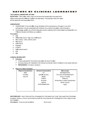 Lesson 4 IN Principles OF Medical Laboratory Science Practice - THE ...