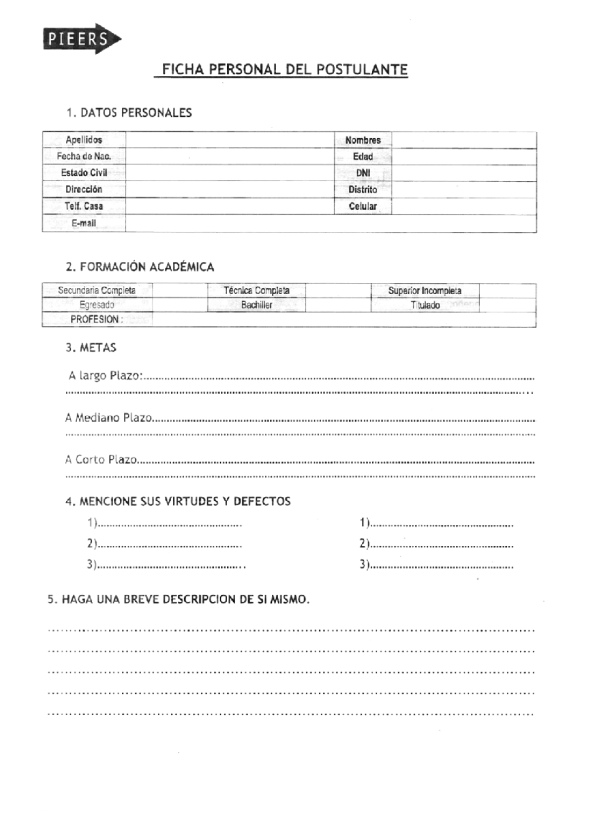 Ficha DEL Postulante - nbmm - Anatomia I - Studocu