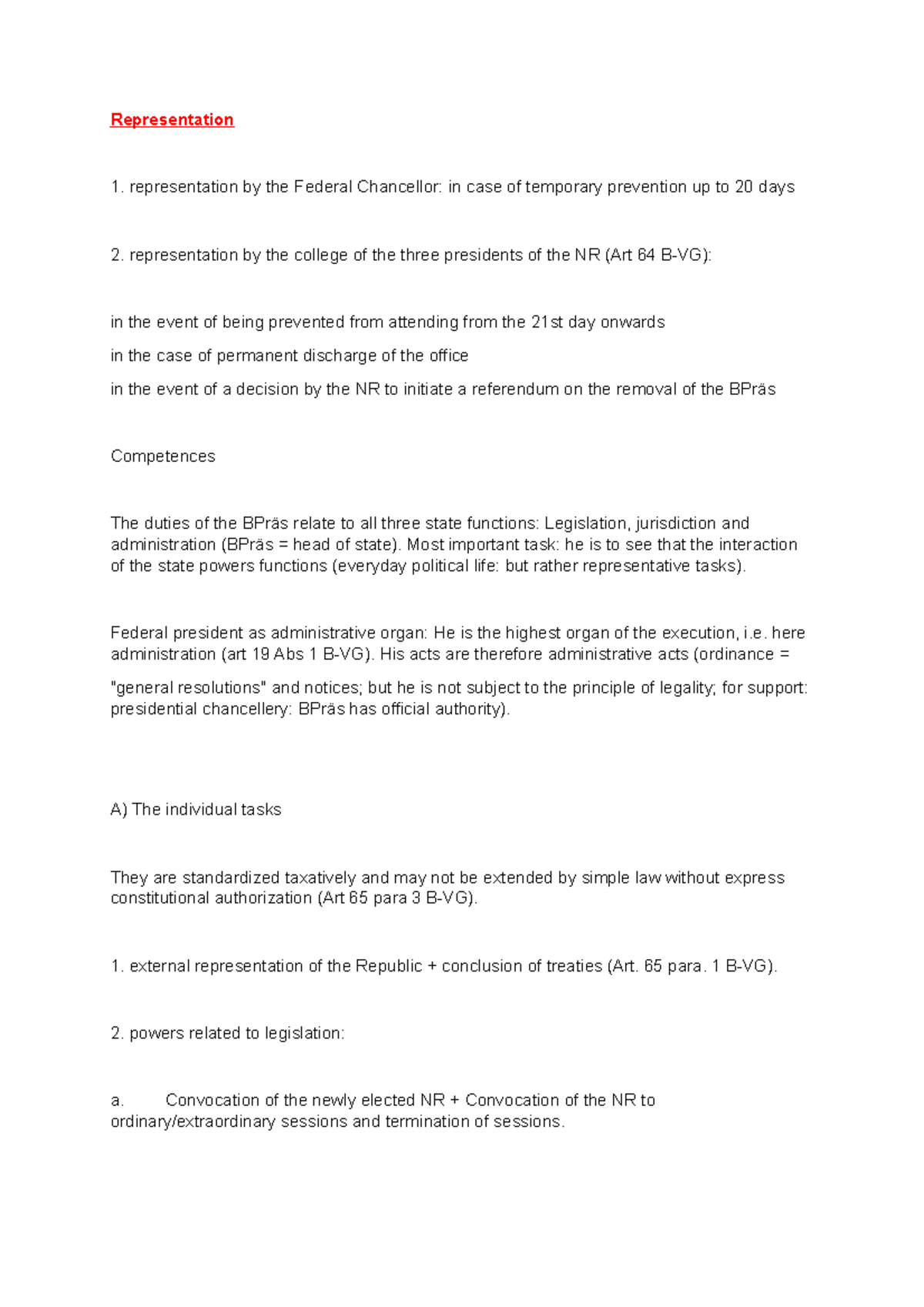Representation 7 - Constitutional Law Chapter 7 - Representation ...