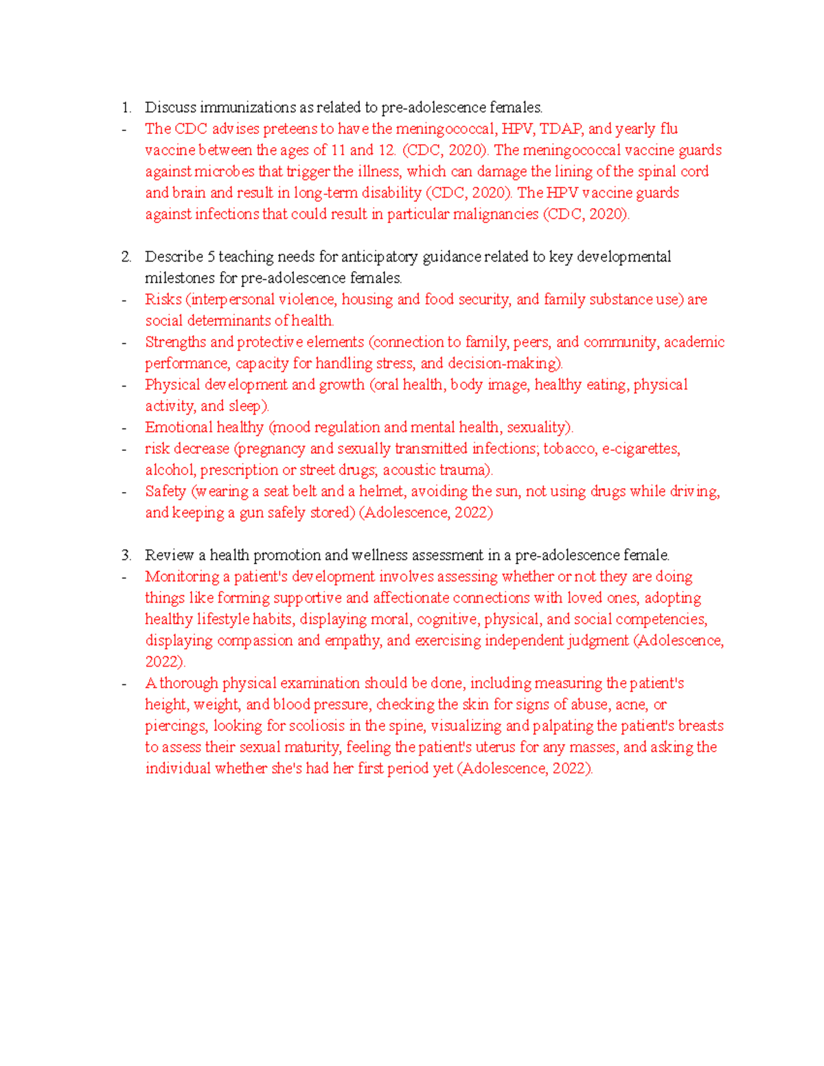 IHuman Isle Jane Fenwick Prework - Discuss immunizations as related to ...