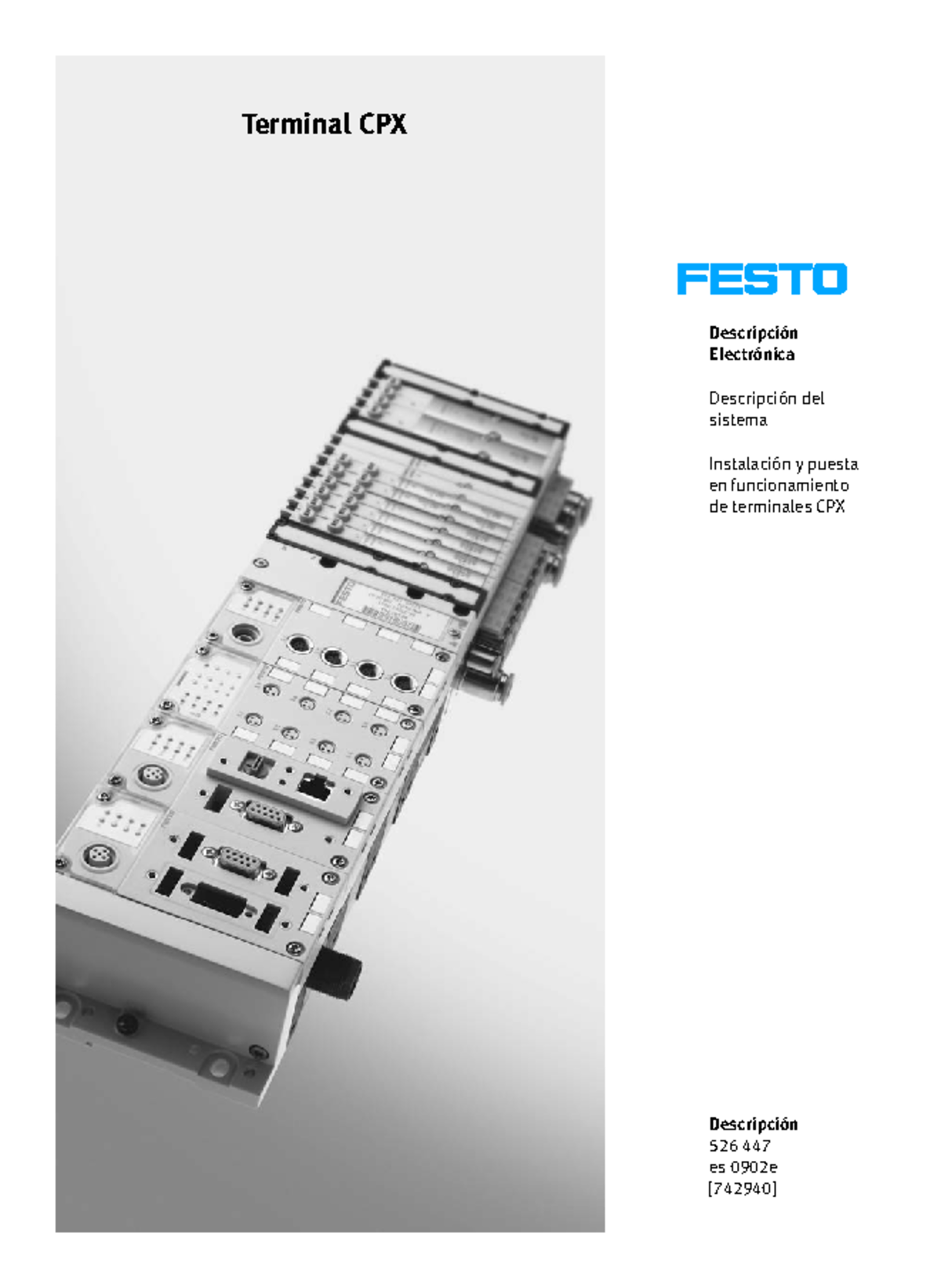 CPX-controlador - Descripción Electrónica Descripción del sistema ...