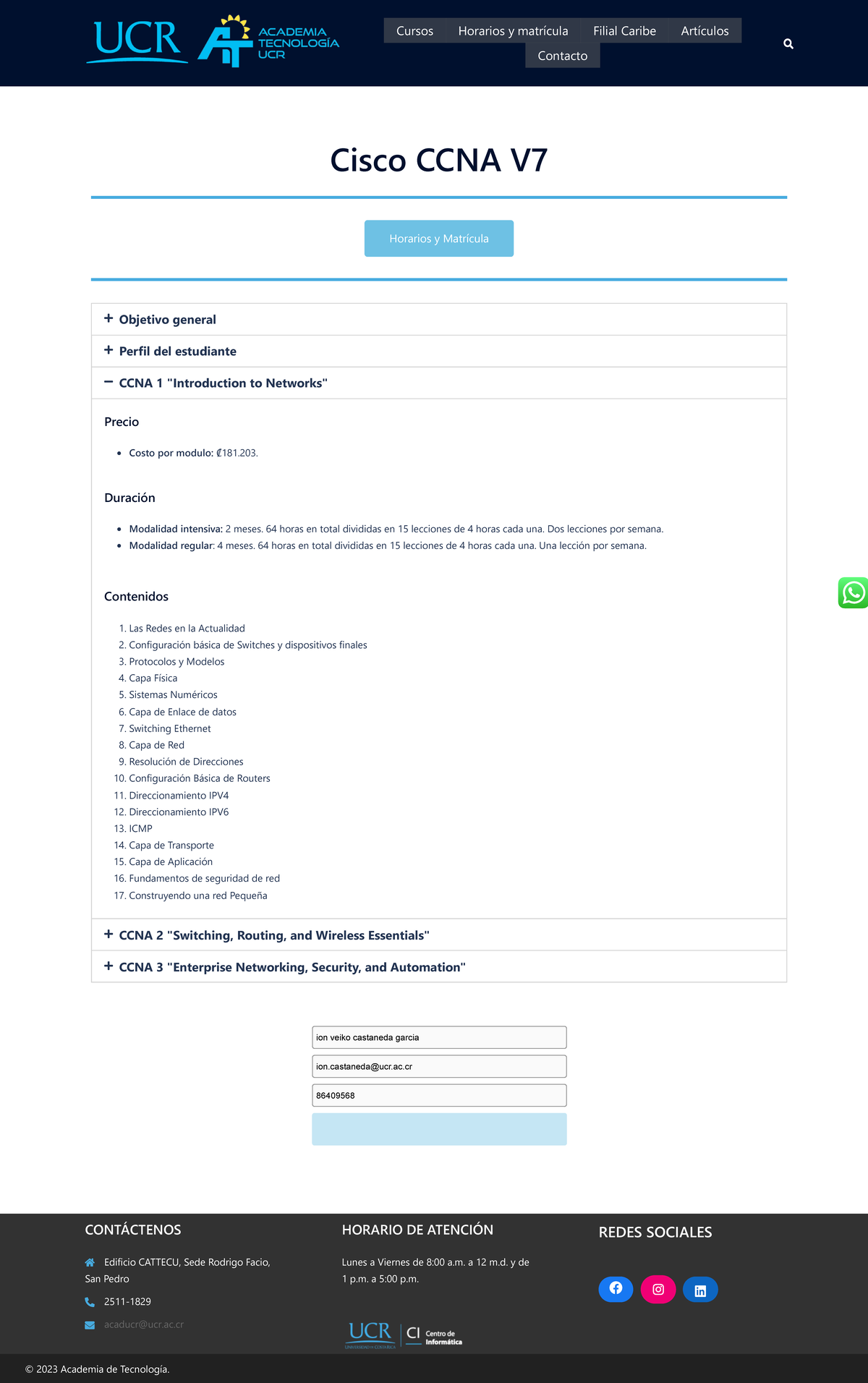 Contents Temary Academy Dtecnolog CCNA 1introduction 2networks(acad.ucr.ac.cr ccna-v7 - Cisco ...
