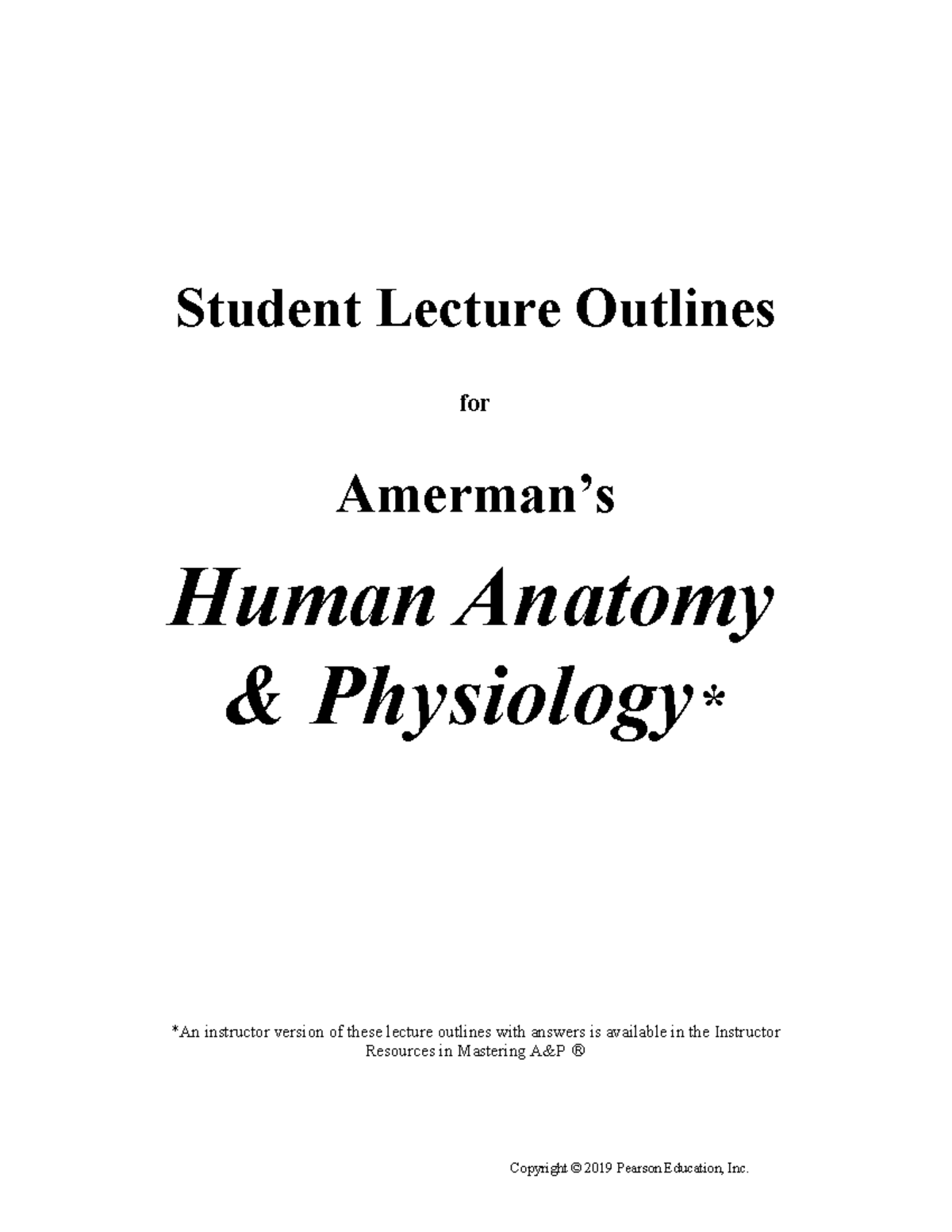 Ch 01 student lecture outlines-students - Student Lecture Outlines for ...