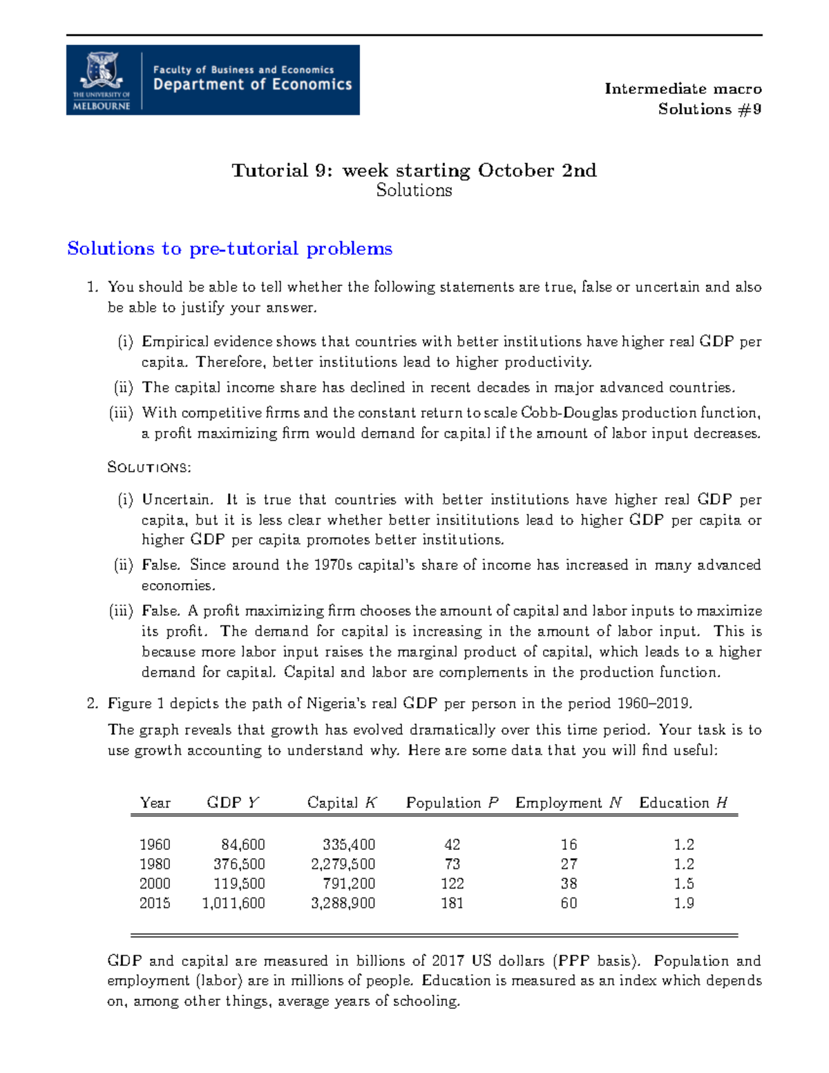 Solutions 9 - hfj,uj;k.hipfvgbq - Intermediate macro Solutions # Tutorial 9: week starting ...