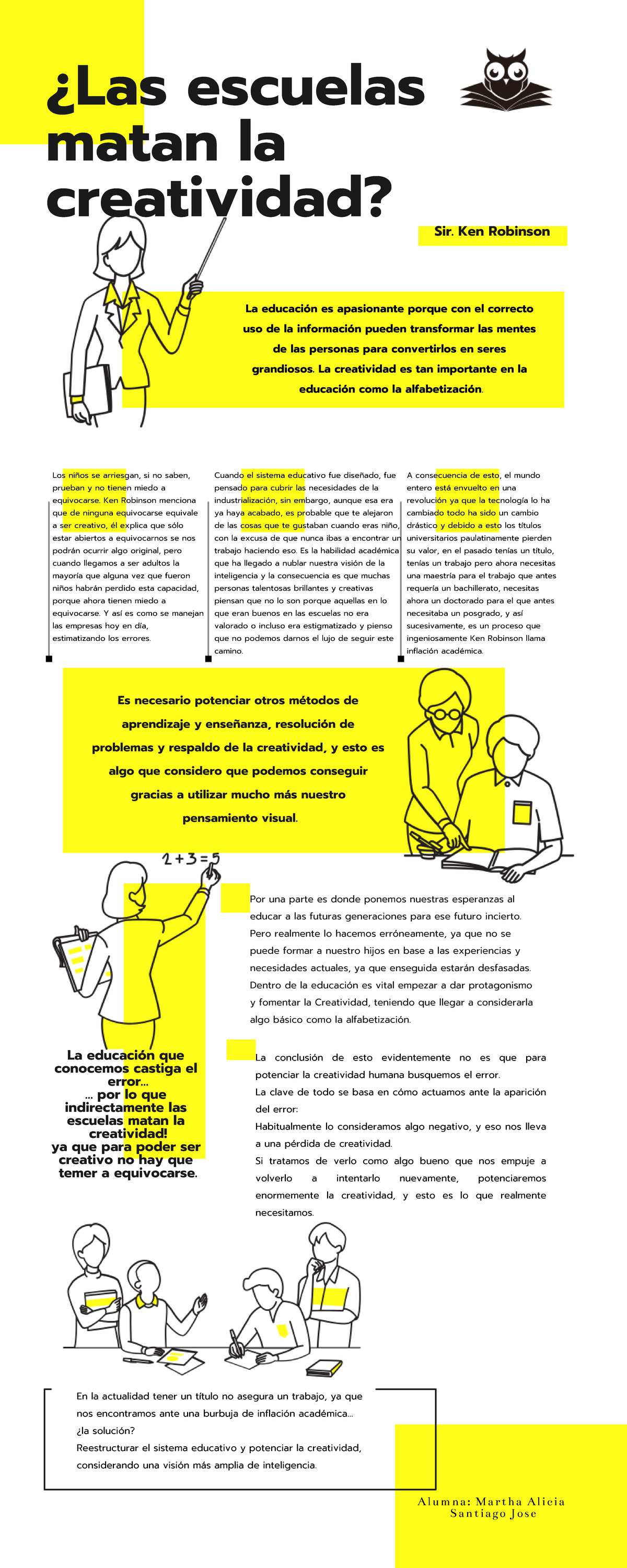 Infografía de Alheli - infografia - ¿Las escuelas matan la creatividad ...