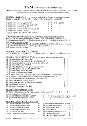 MMSE mini-mental state examination - MANUAL DE USUARIO EDICIÓN 01 MINI ...