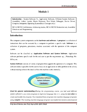 [Solved] With a neat diagram outline the structure of a text editor - System software (CST305 ...