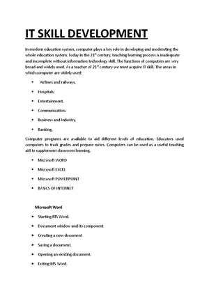 Microsoft word guidelines - Computer Applications in Economics - Studocu