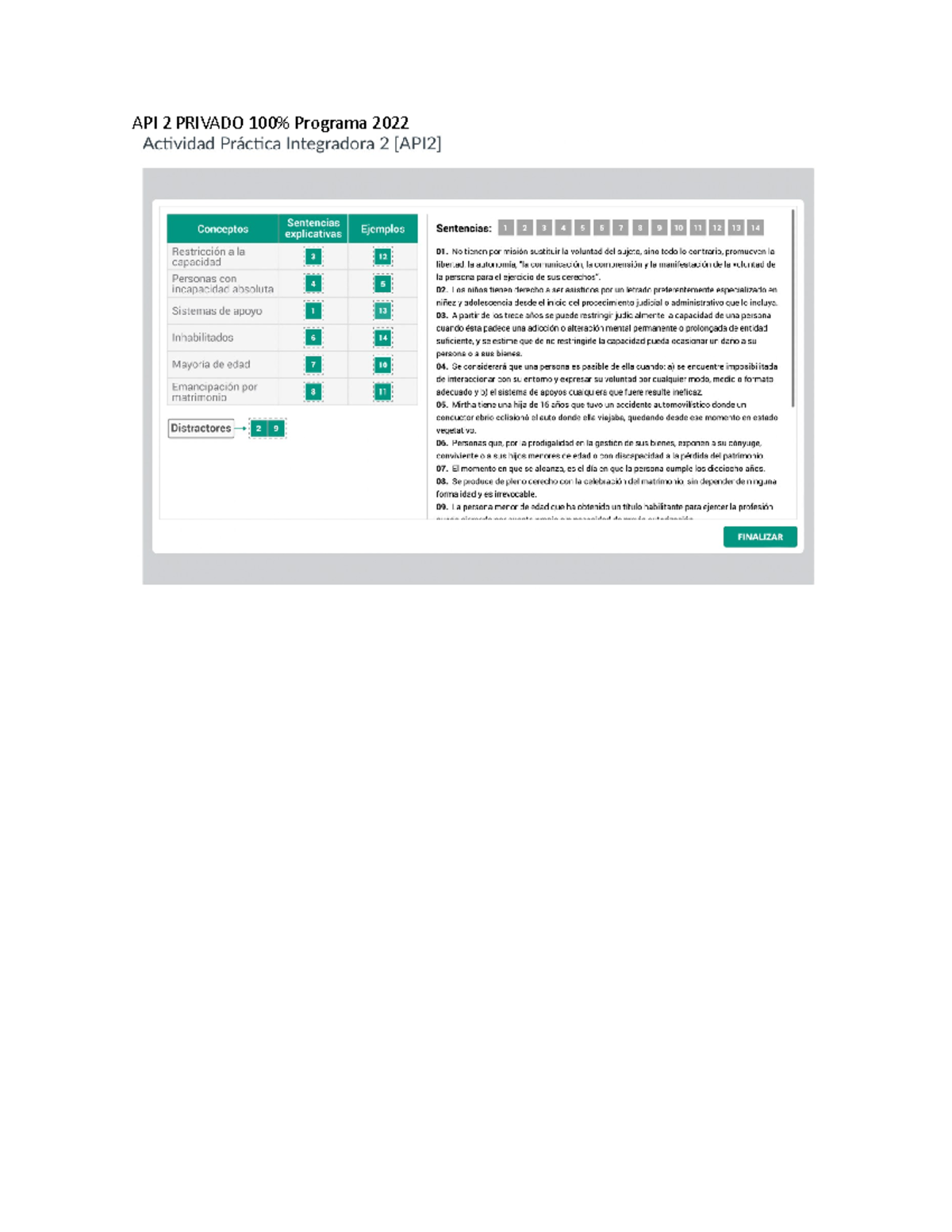 API 2 Privado 100 - Bases del Derecho Privado - API 2 PRIVADO 100% Programa - Studocu