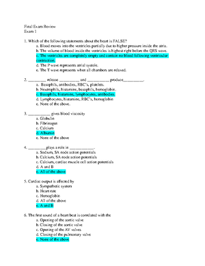 Anatomy midterm study guide - ANATOMY MIDTERM STUDY GUIDE Define and ...