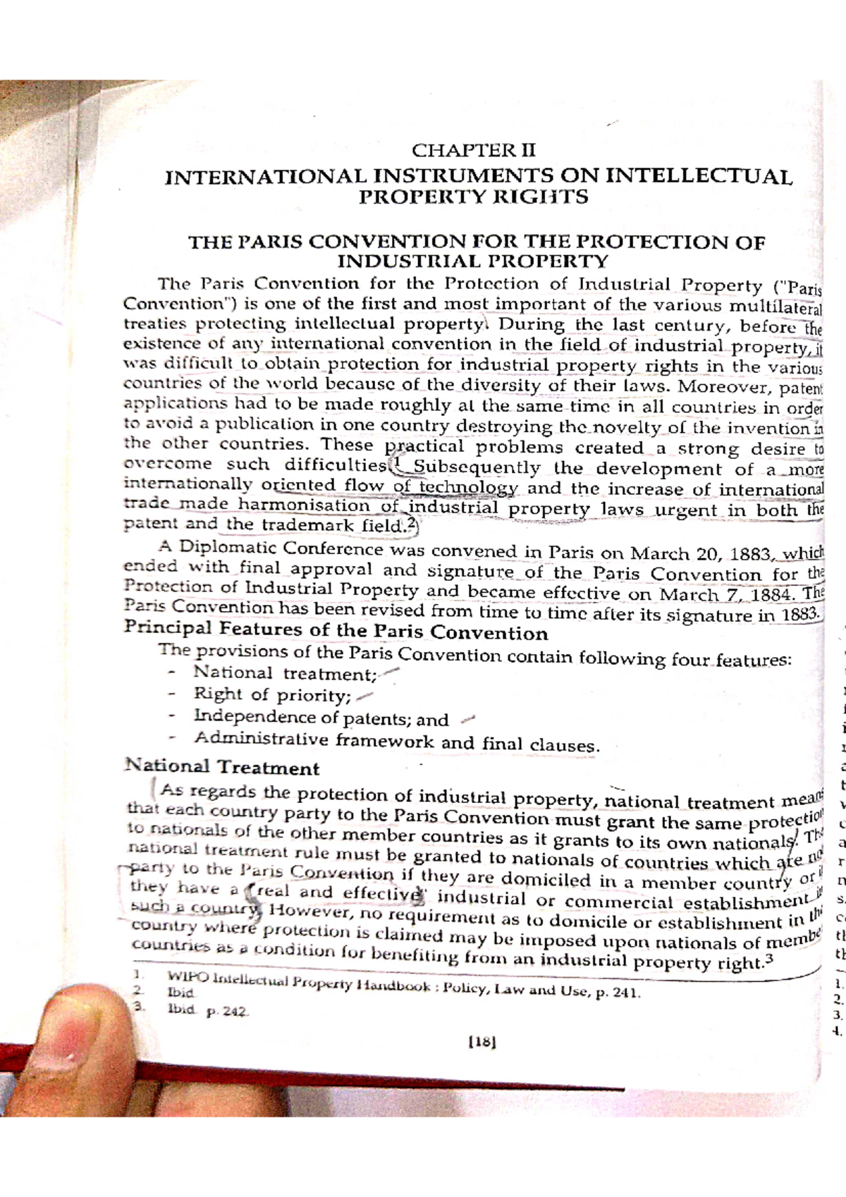 IPR(Conventions) - LLB- First year notes - Studocu