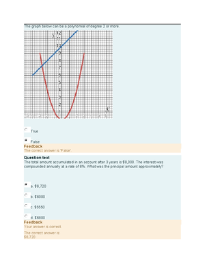 MATH 1201 - UoPeople - College Algebra - Studocu