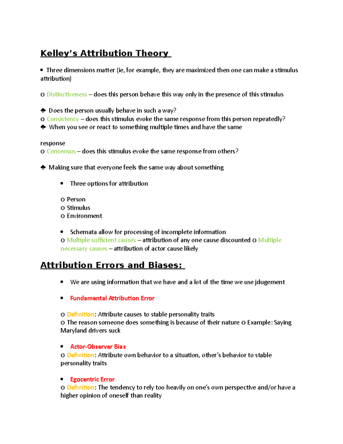 Kelley attribution theory psychology - Kelley’s Attribution Theory ...