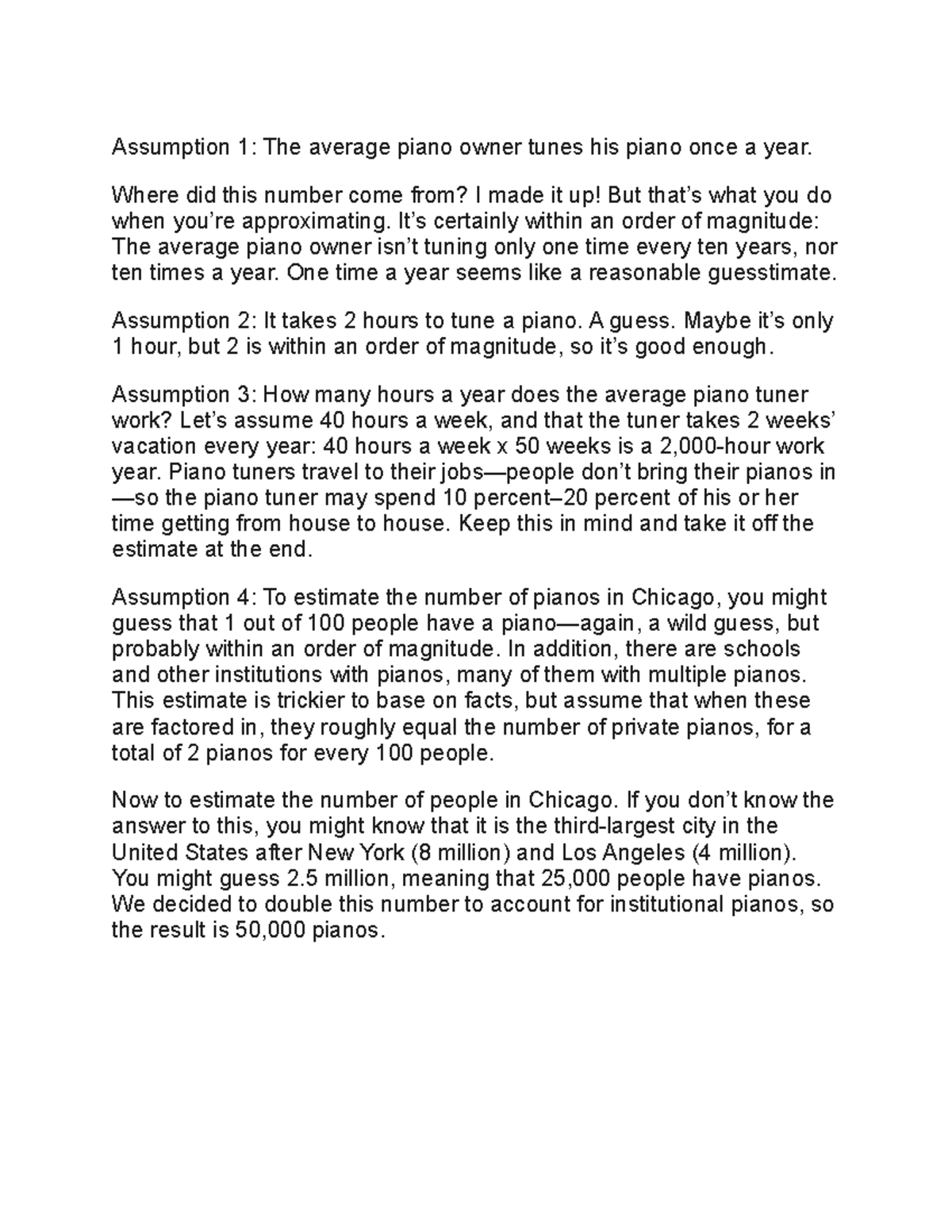 Q17 ASSIGNMENT LECTURE GROUP RESEARCH ARTS - Assumption 1: The average ...