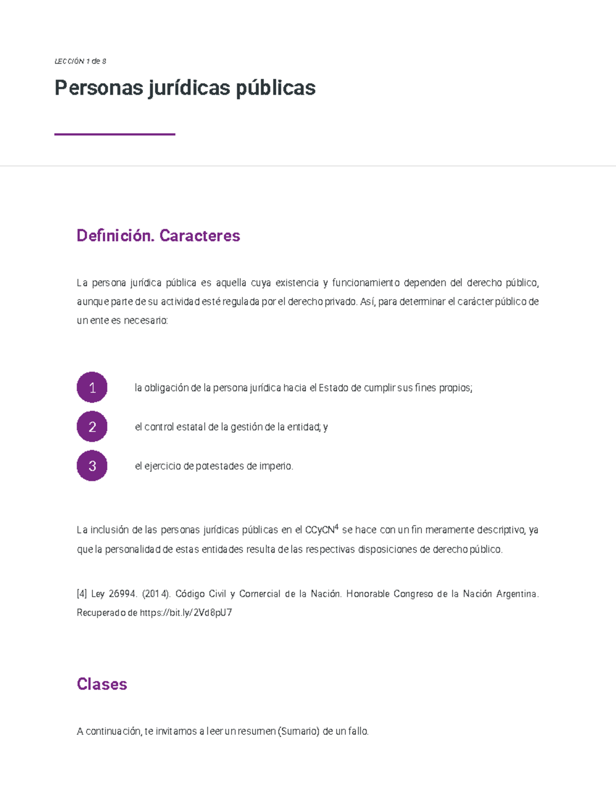 Personas jurídicas públicas y privadas organized - Definición ...