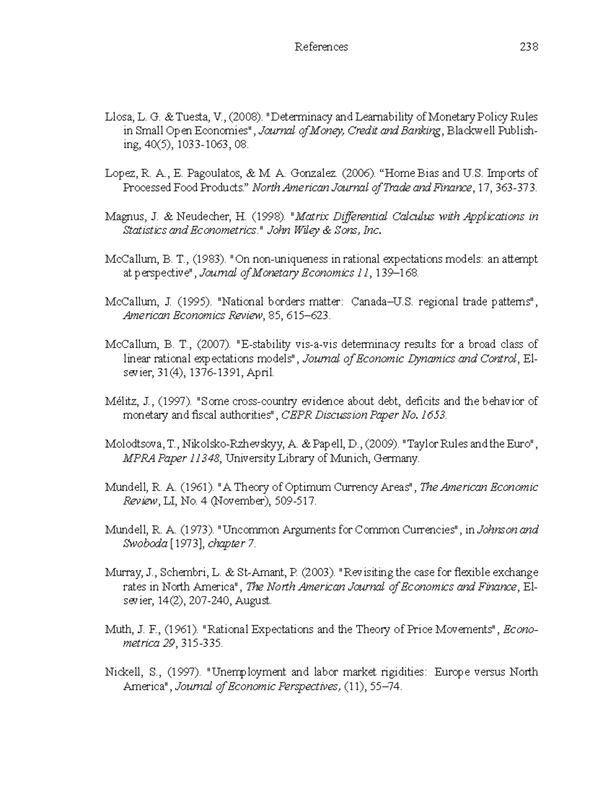 Learning Stability OF Economic 40 - References 238 Llosa, L. G ...