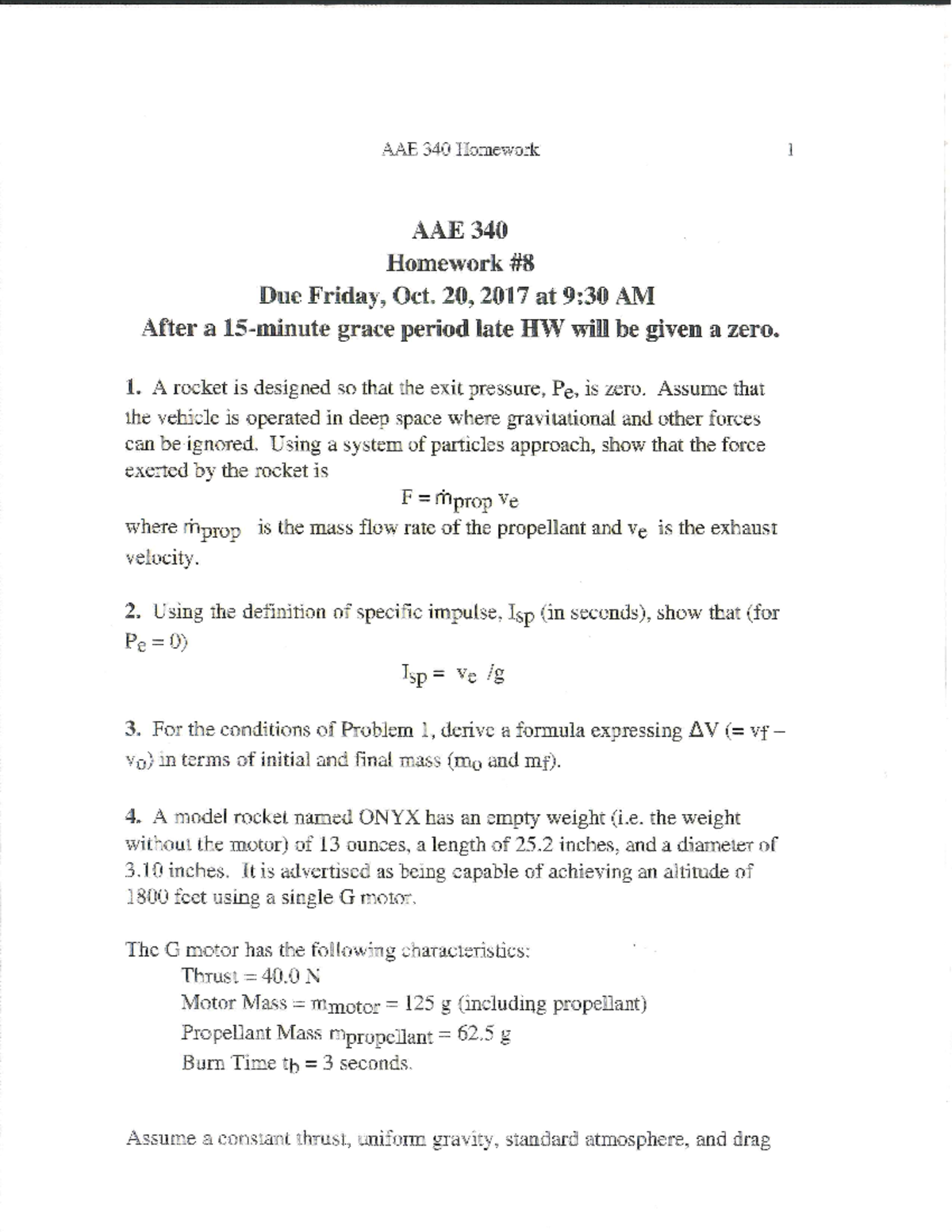 Aae340 Homework 8 - AAE 34000 - Studocu