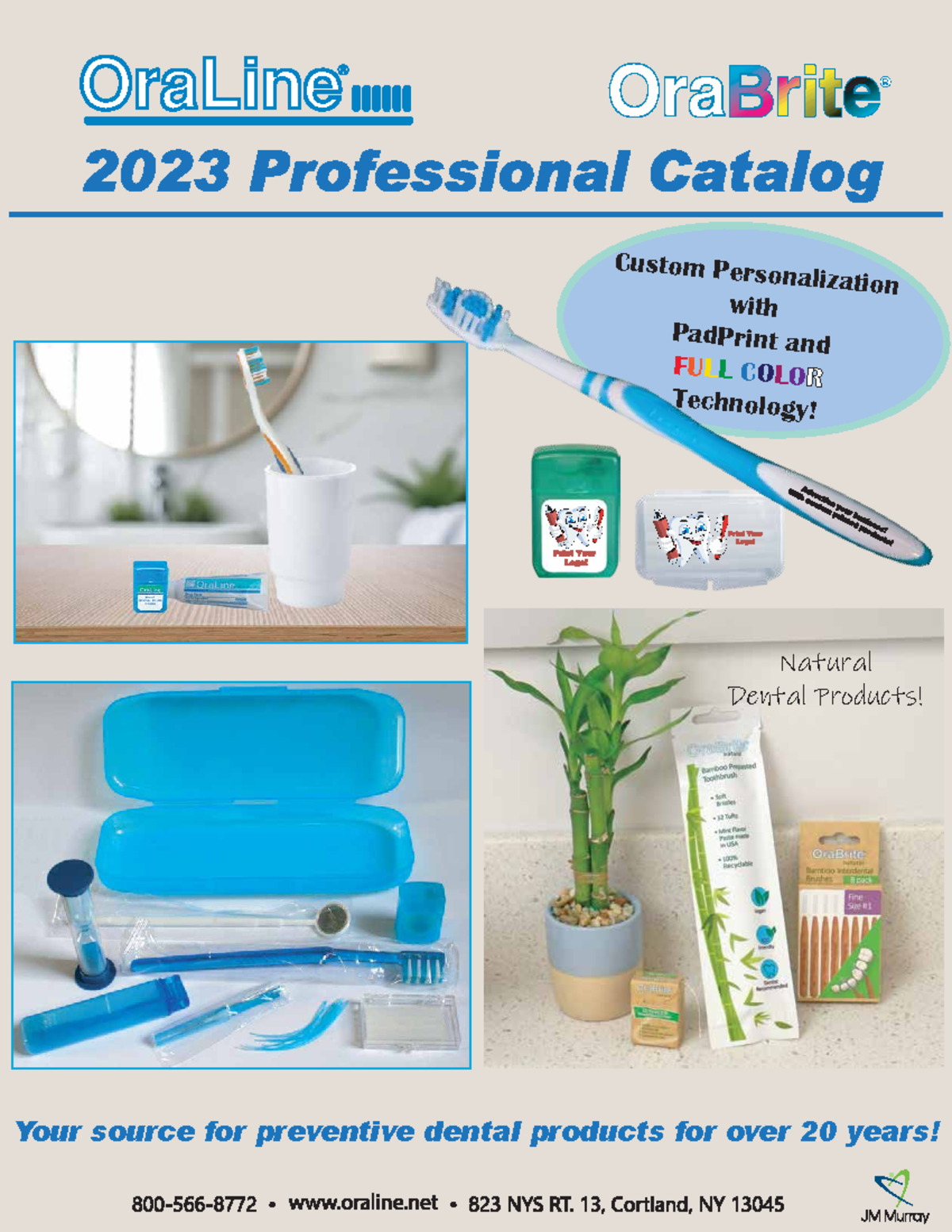 2023 Oraline Orabrite Professional Catalog - Natural Dental Products ...