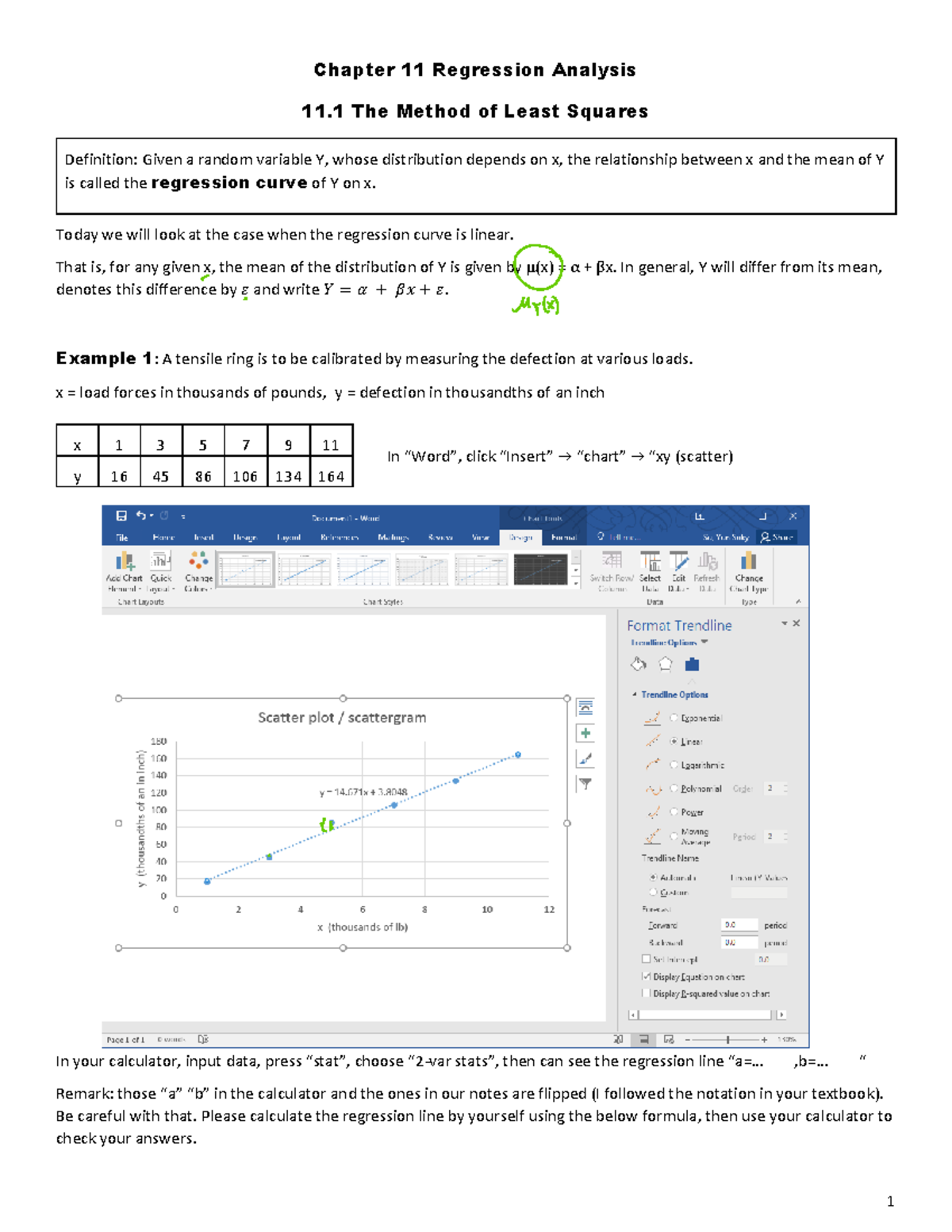 Chapter 11 Regression Analysis - Chapter 11 Regression Analysis 11 The ...