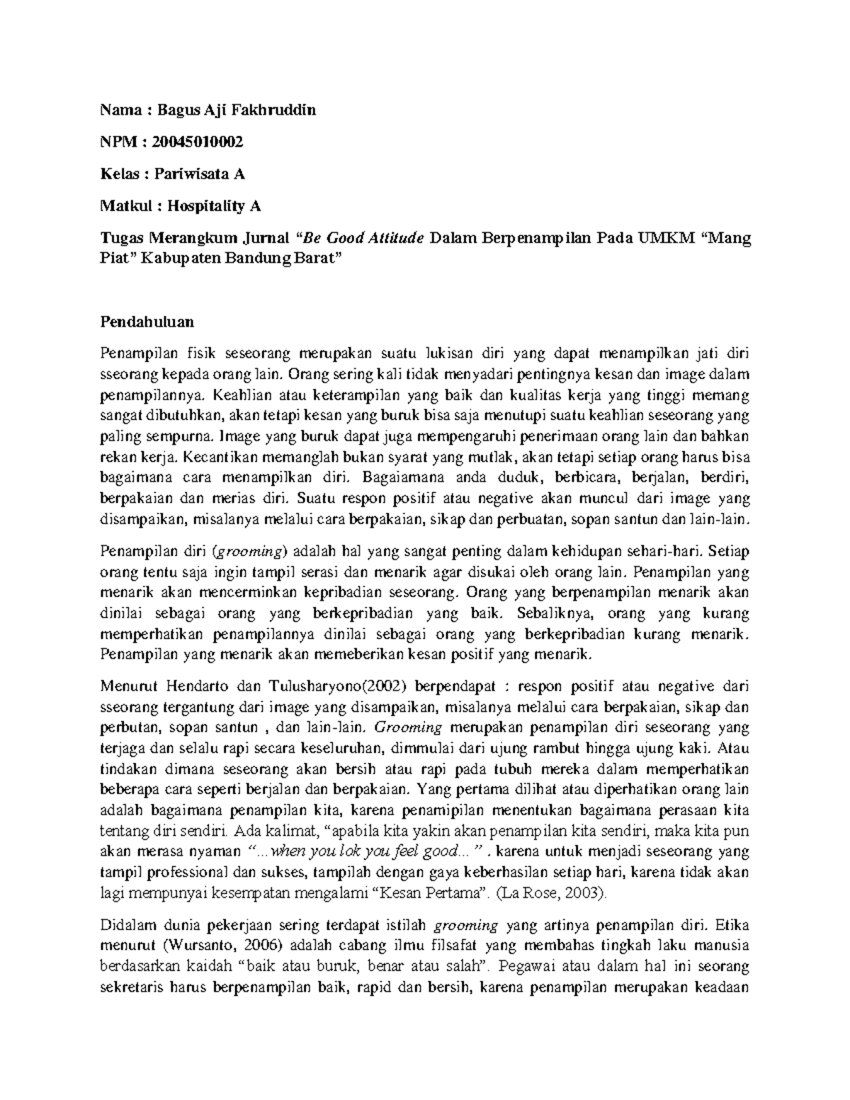 Tugas Individu 1 Merangkum Jurnal Bagus Aji Fakhruddin 2004 5010002 ...