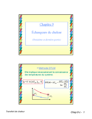 TD de Transfert de chaleur avec solution - Ecole Polytechnique Privée d ...