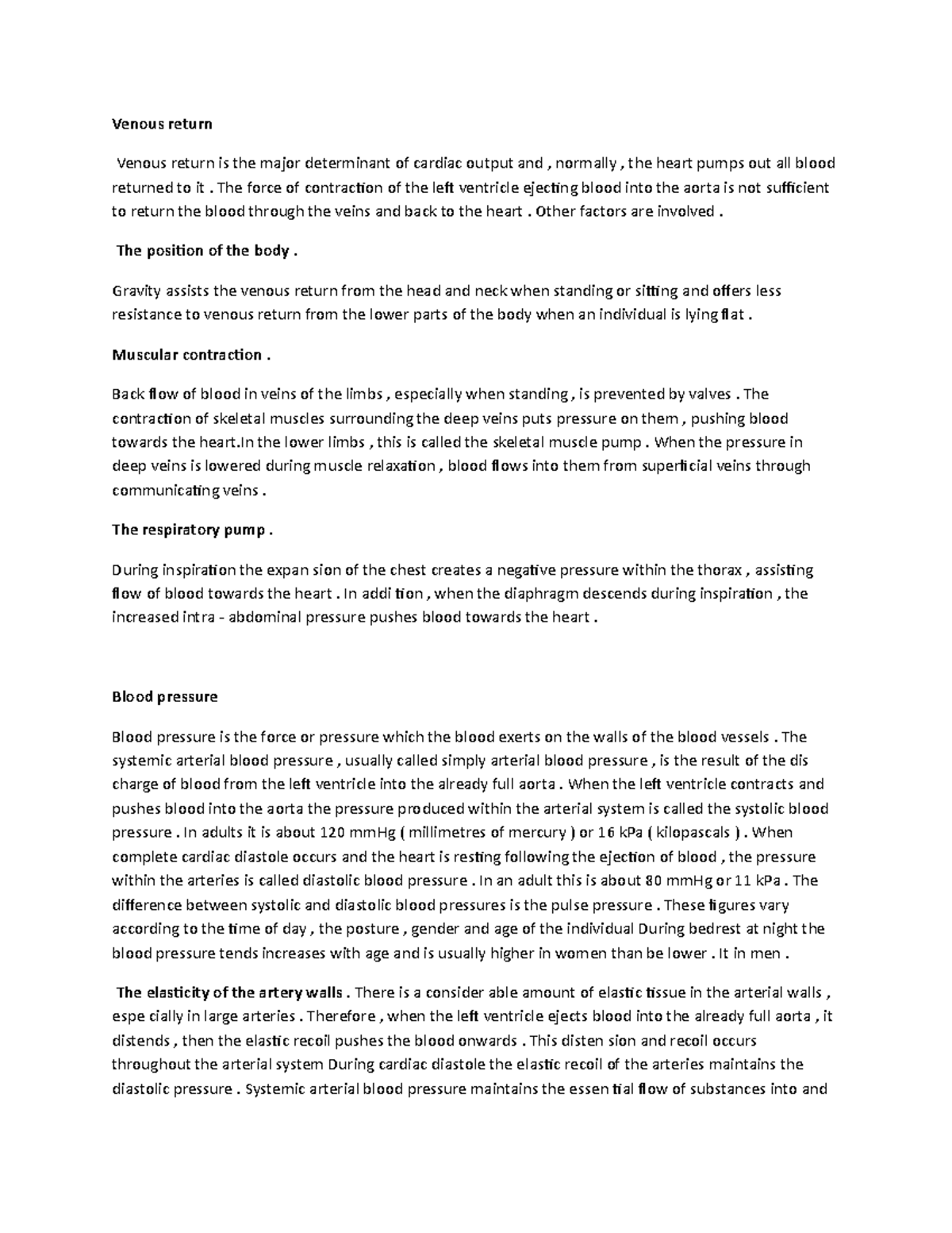 Venous return-WPS Office - Venous return Venous return is the major ...